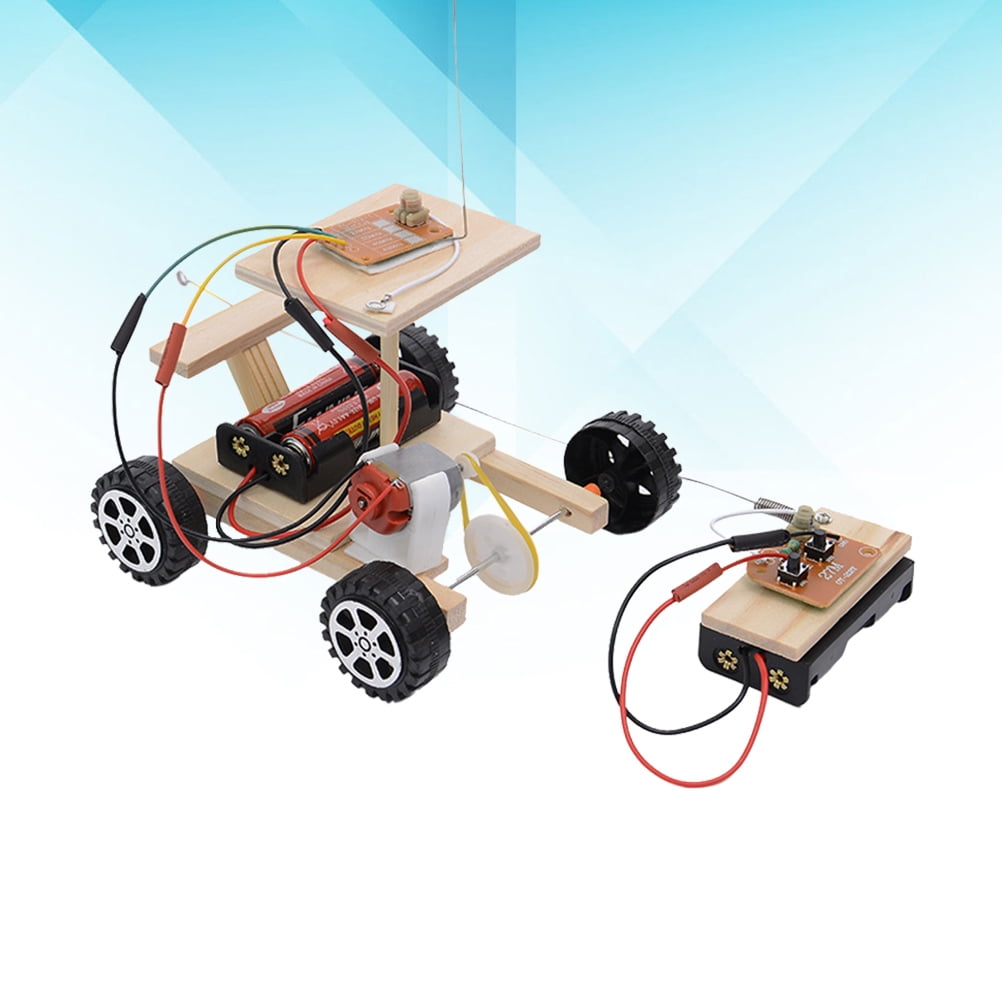HOMEMAXS Remote Control Racing Toy Children Car Educational Woodcraft ...