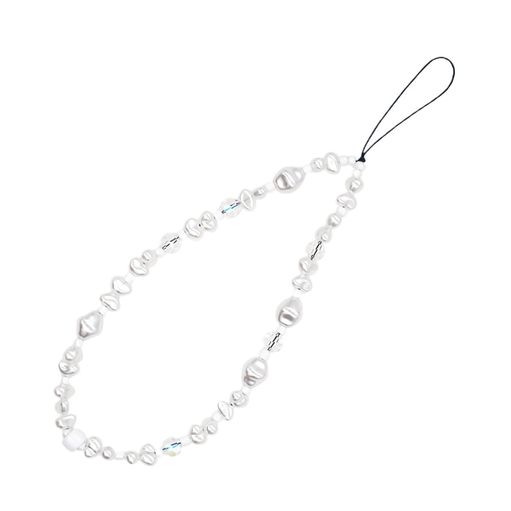 HOMEMAXS Removable Phone Pearl Lanyard Mobile Chain Replacement ...