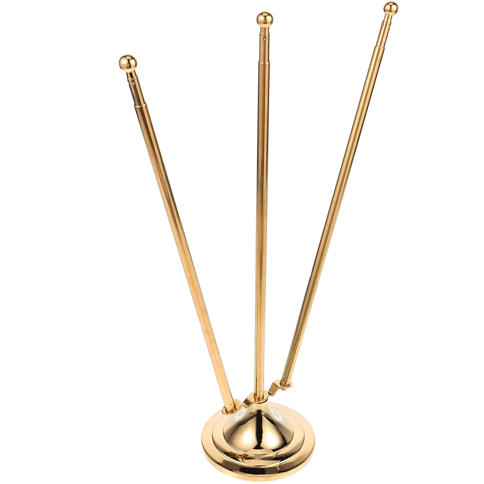 HOMEMAXS Replacement Lower Pole Telescopic Office Flag Stand Table Top ...