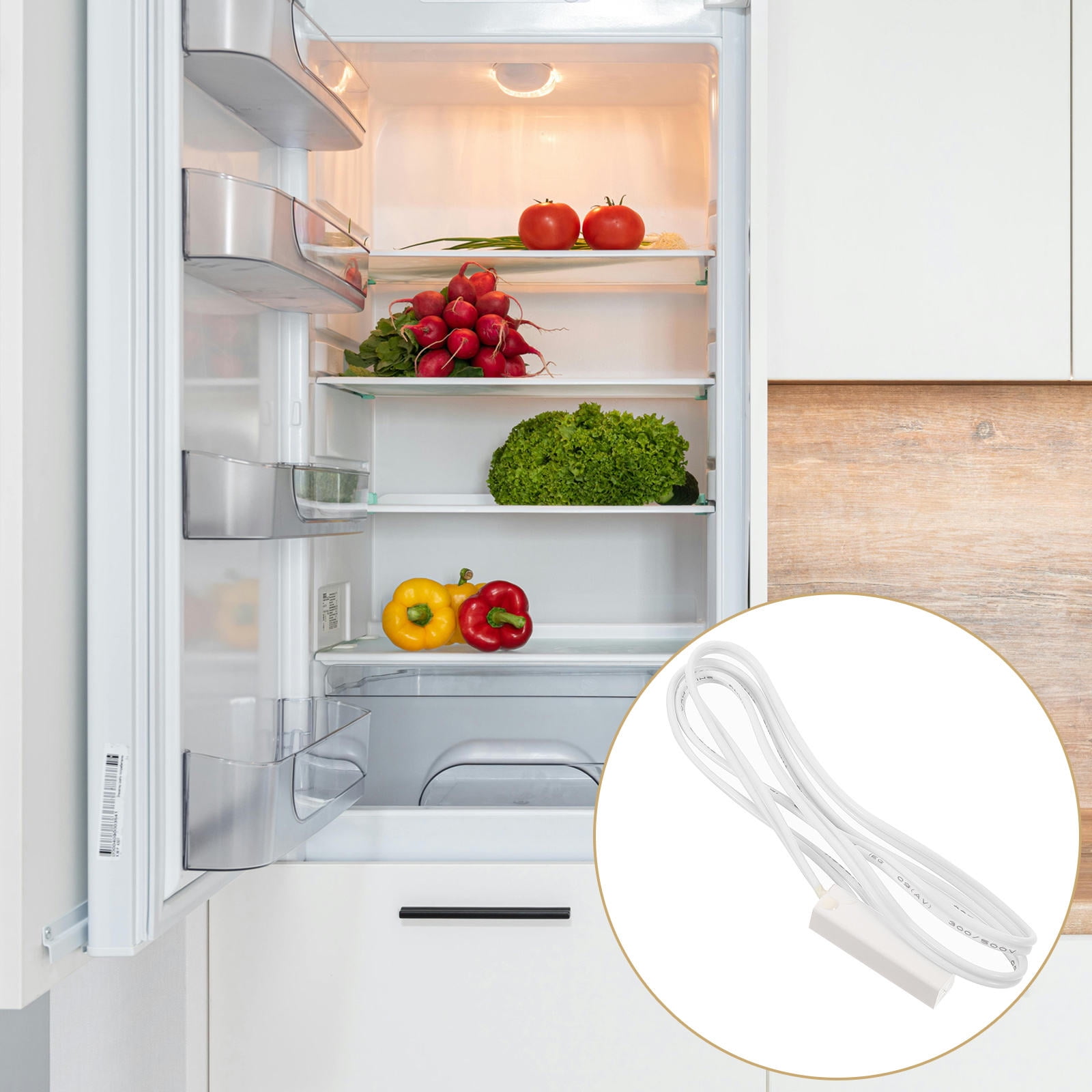 HOMEMAXS Replacement Refrigerator Temperature Sensor Fridge Thermistor ...