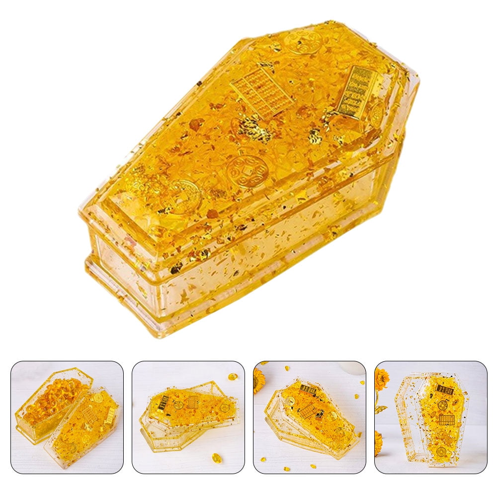HOMEMAXS Resin Coffin Creative Delicate Coffin Small Coffin Decoration ...