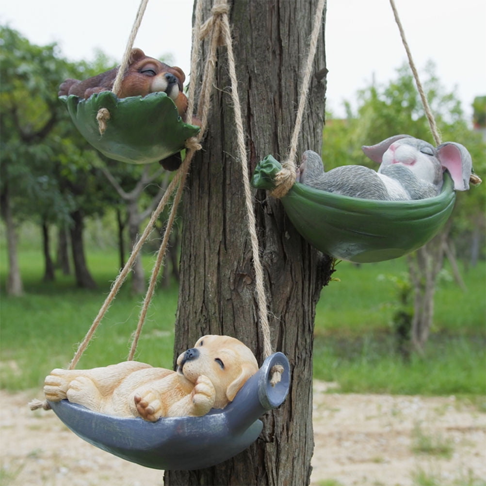 VERDANVERSE Garden Decorations Resin Animal Decoration Realistic Style ...