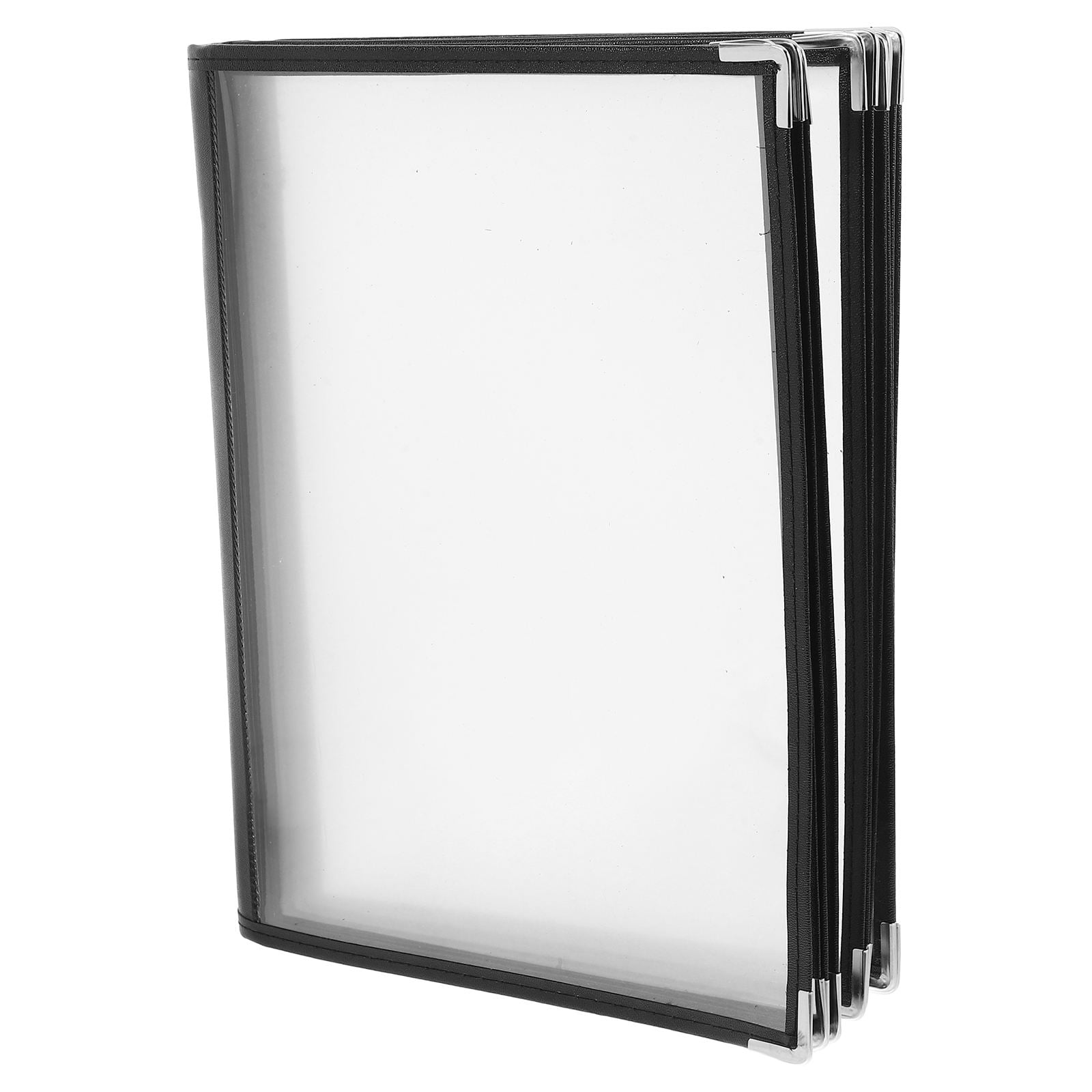 HOMEMAXS Restaurant Menu Folder Transparent Pvc 20 Sides Restaurant ...