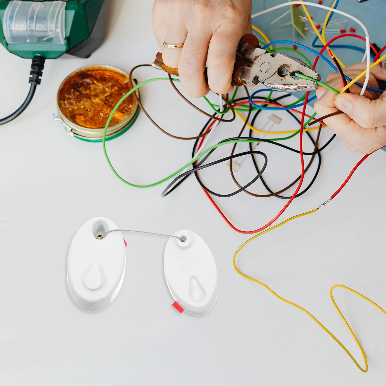 HOMEMAXS Retractable Security Cable Lock for Anti Theft Control Remote ...