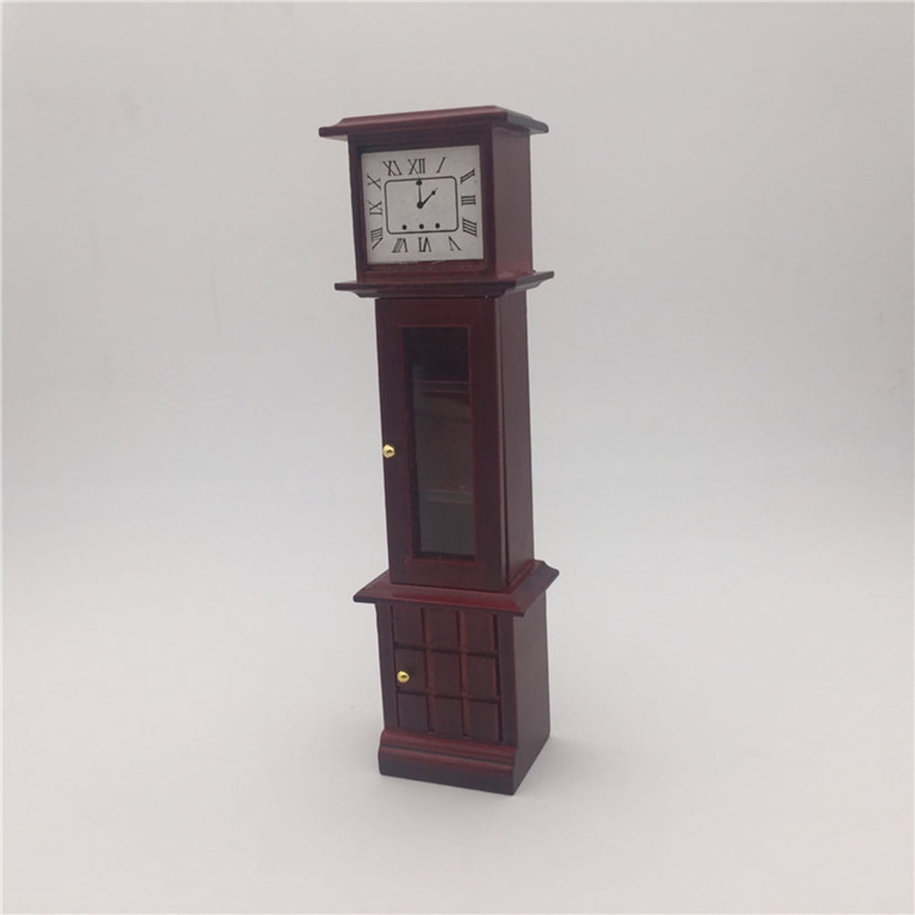 HOMEMAXS Mini Retro Clock Prop for Kids Playing Brown PP Material 1Pc ...