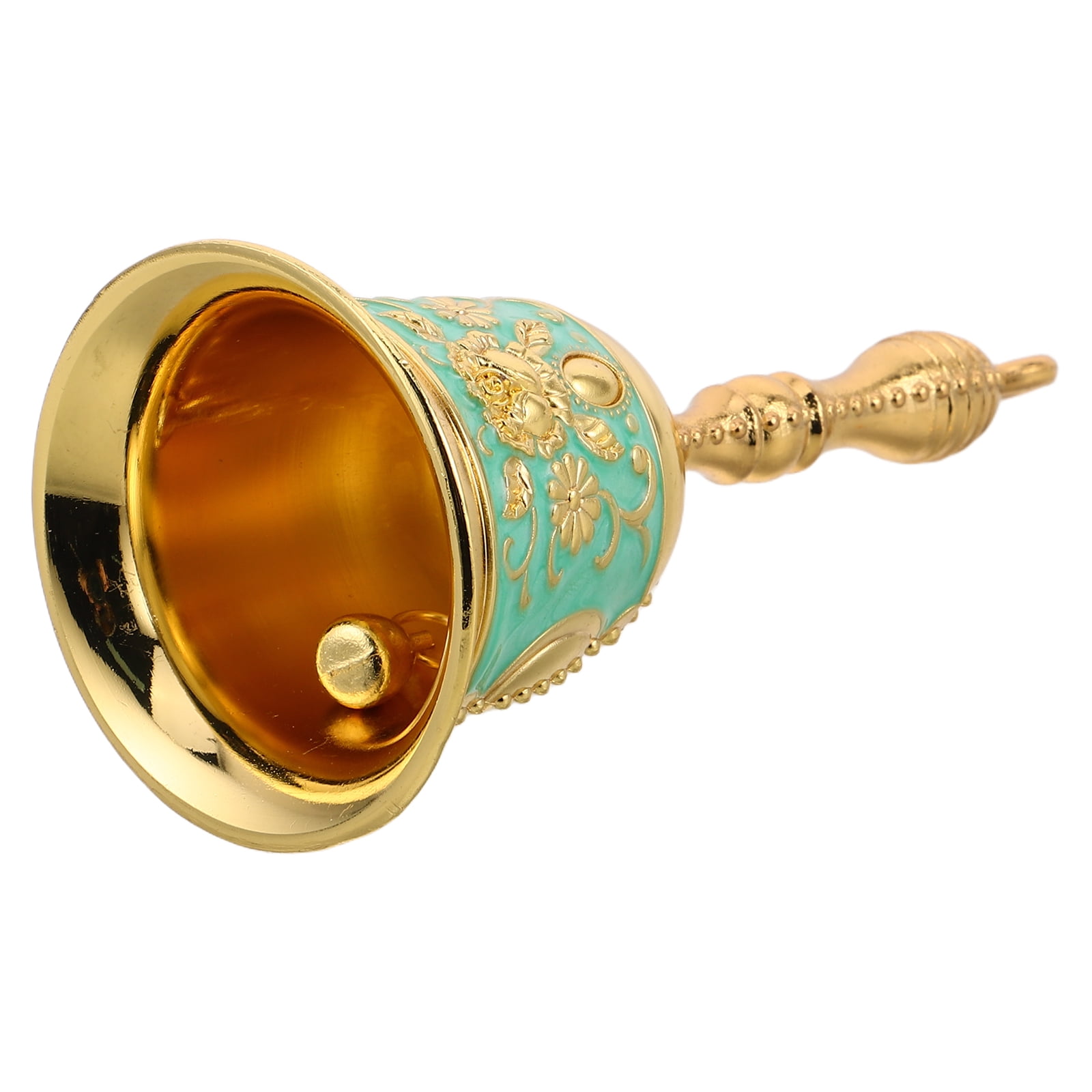 Light Green Metal Hand Bell for Kids Playing with Clear Sound and Retro ...