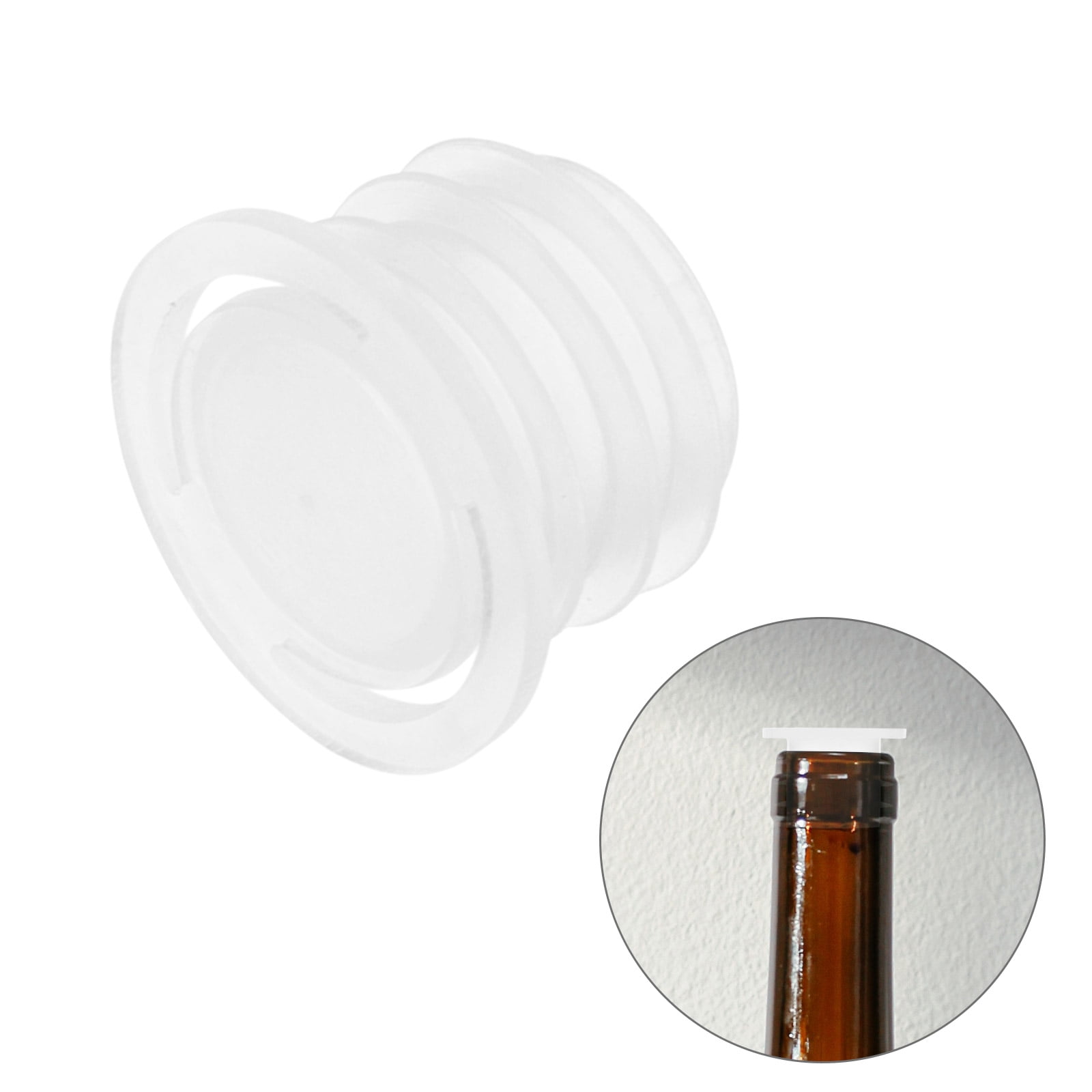 HOMEMAXS 100Set White Circular Jar Lids For General Users Home Use Bar ...