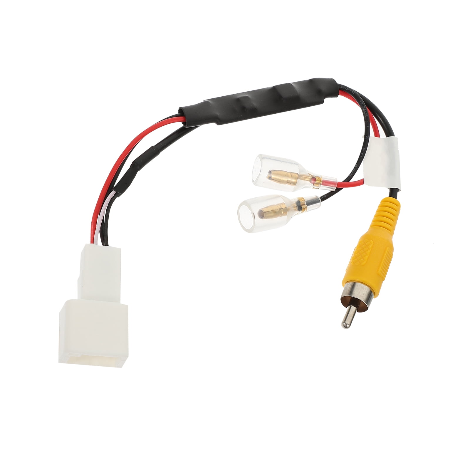 Black Car Rear View Camera Adapter Cable for Backup Harness 4 Pin ...