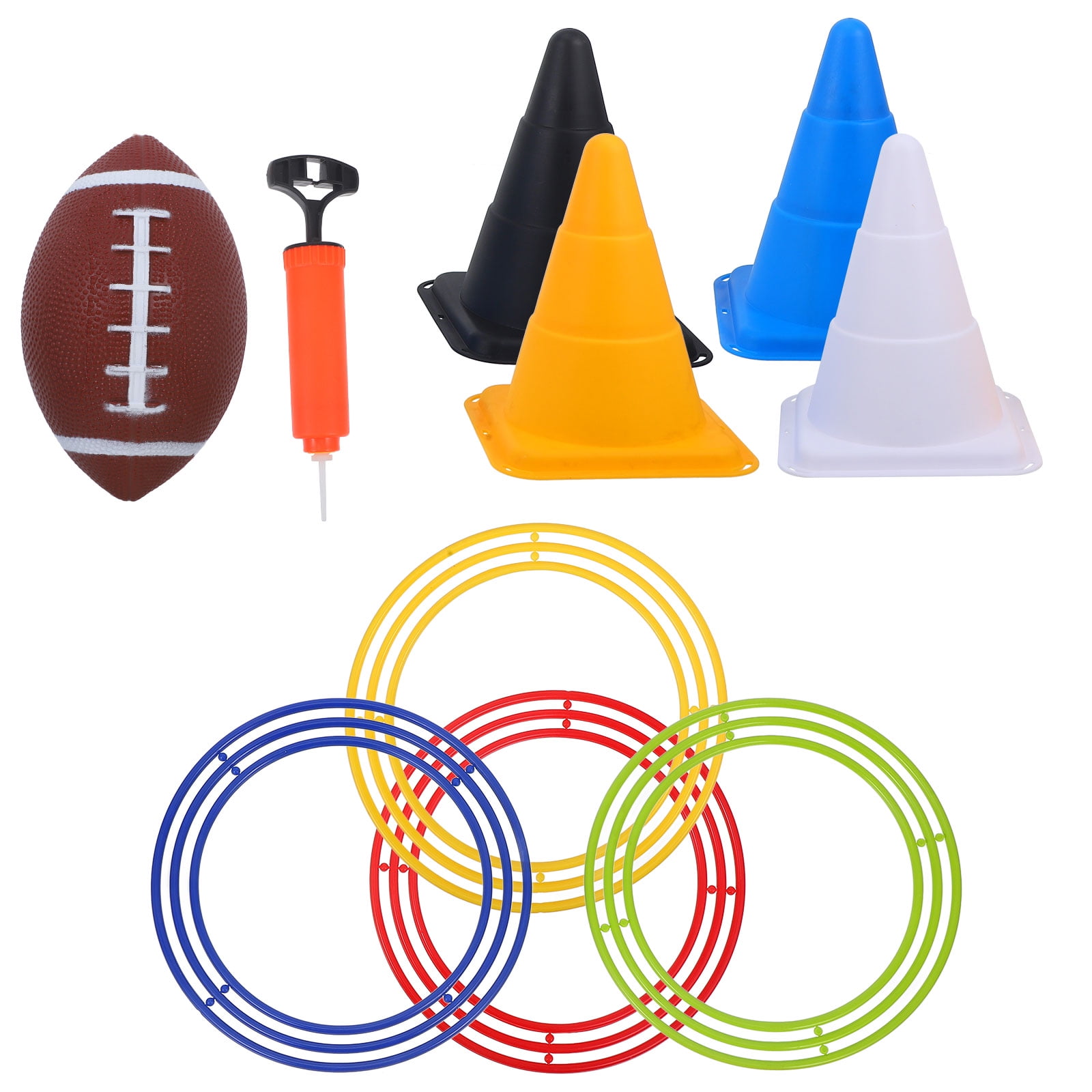 HOMEMAXS Ring Toss Inflatable Toys for Kids Outdoor Throwing Set Child ...