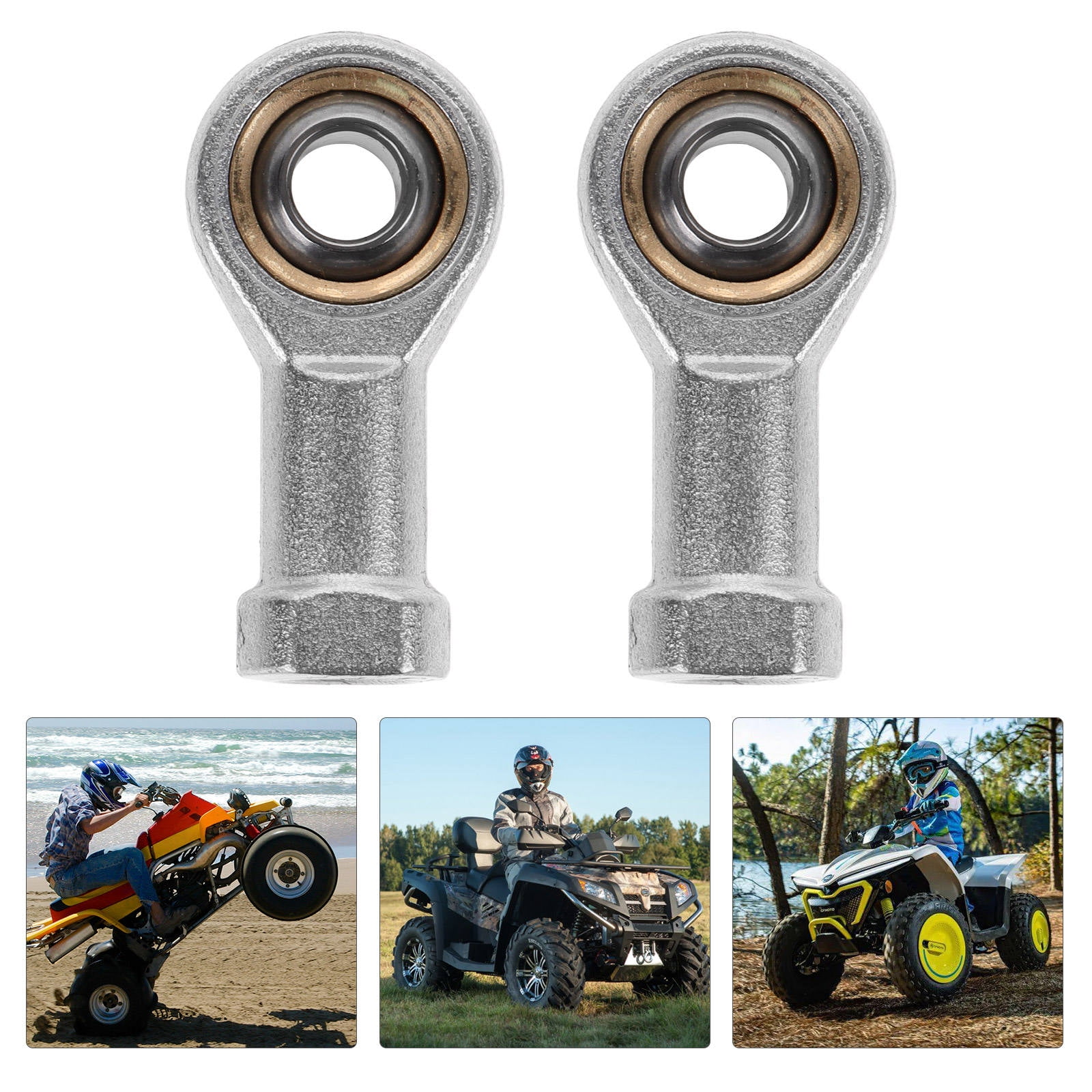 Minkissy steering tie rod end Tie Rod Ends Silver Compatible with ATV ...