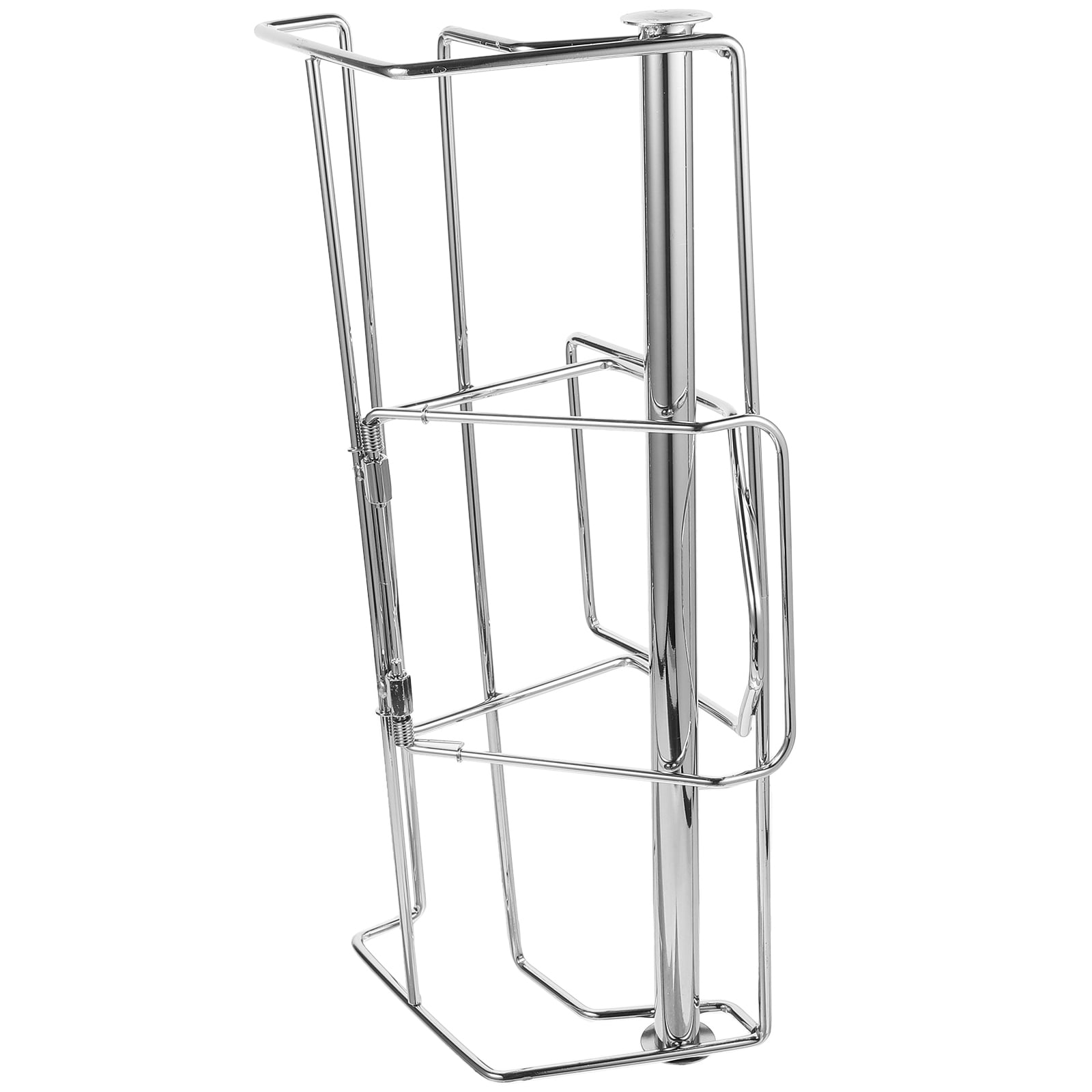 Roll Bag Holder Shopping Bags Holders Organizer Grocery Silver ...