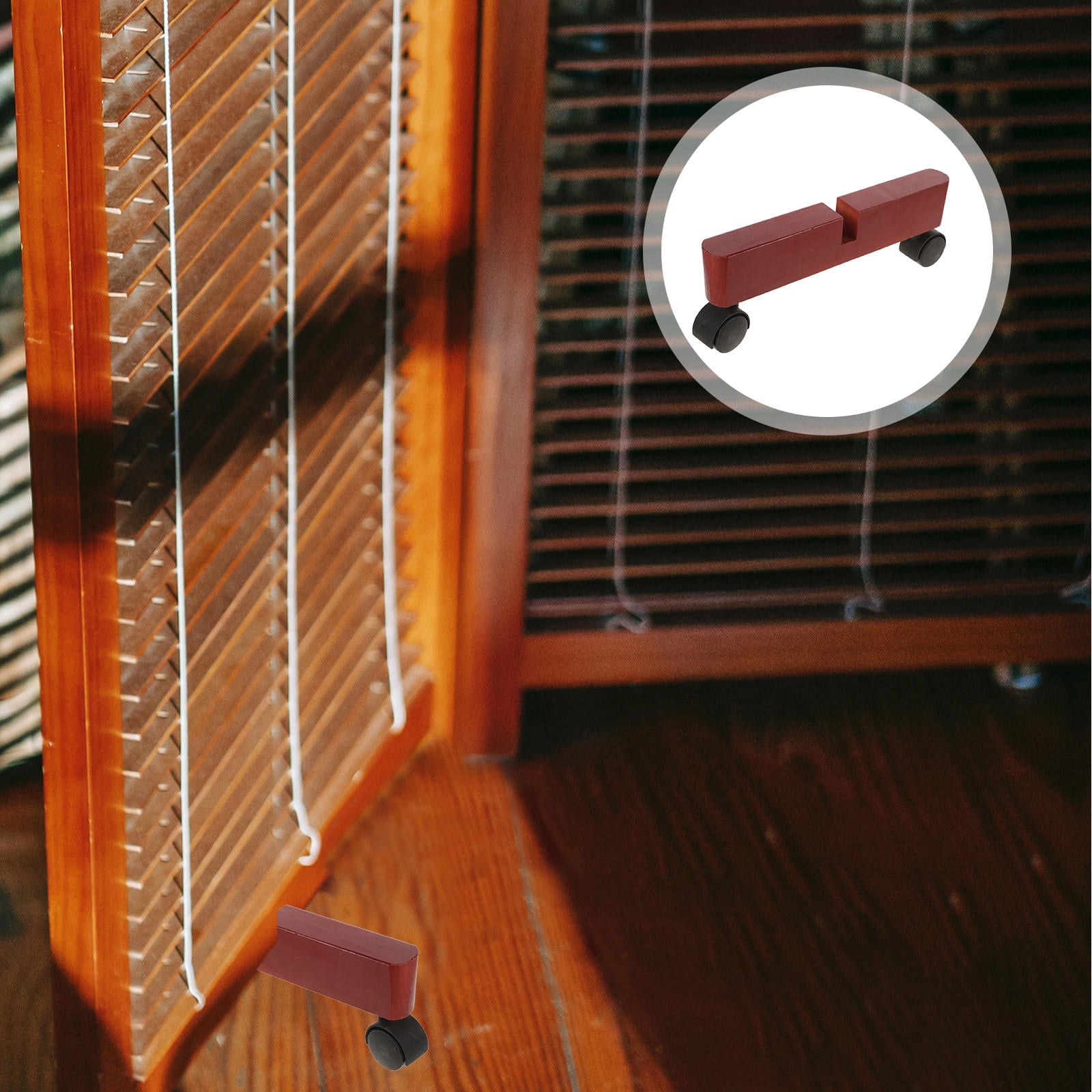 HOMEMAXS Room Partition Support Bracket Dividers Pulley Base Office ...