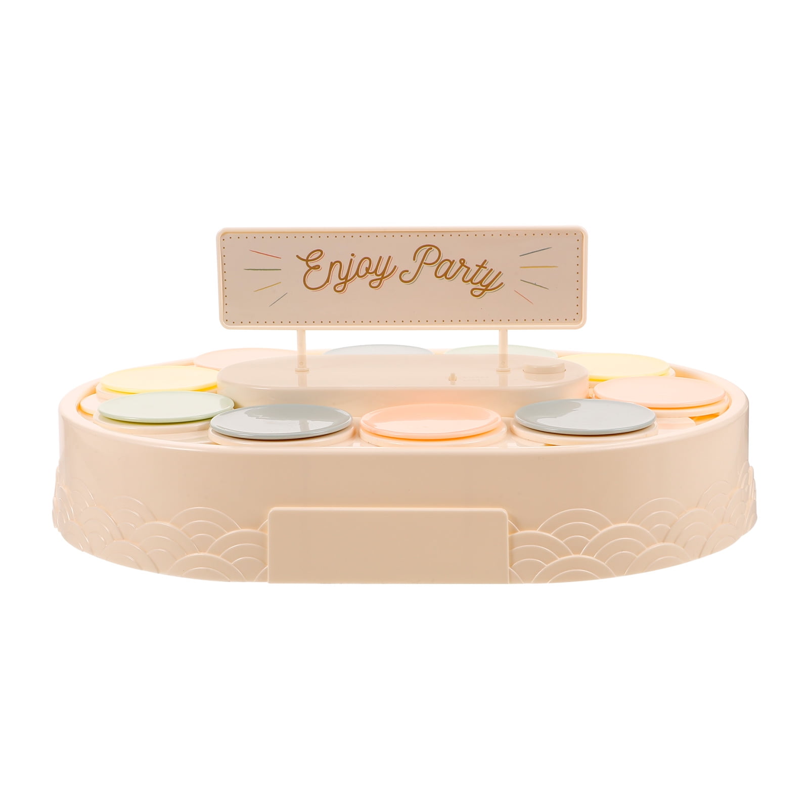 Rotary Sushi Stand Automatic Rotating Cupcakes Sushi Dessert Display ...