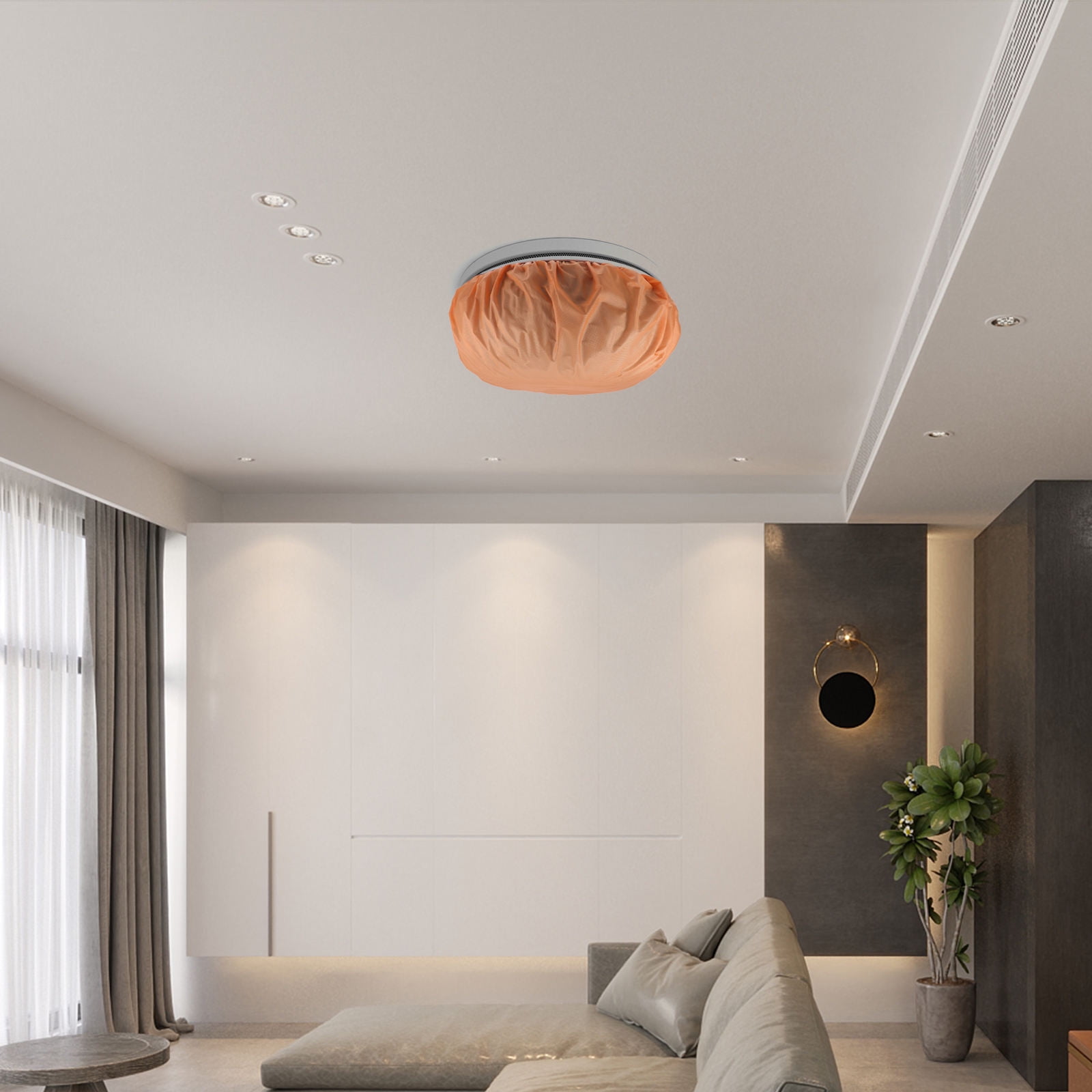Round Lampshade Diffuser Lamp Shade For Pendants Softening Light Desk ...