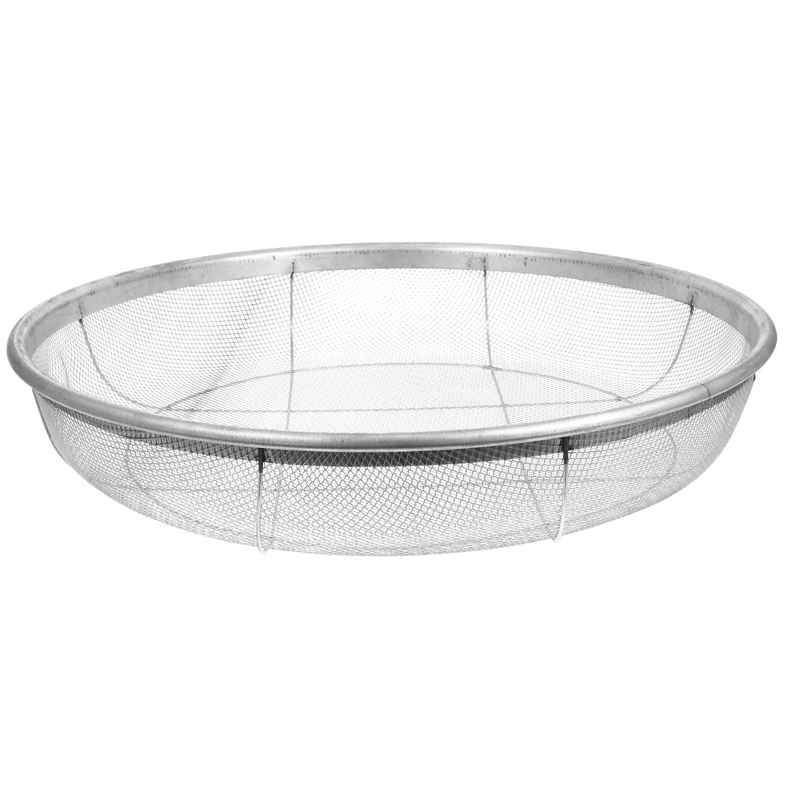 HOMEMAXS Round Sifting Pan Soil Mesh Sieve Rocks Sifting Tool Multi ...