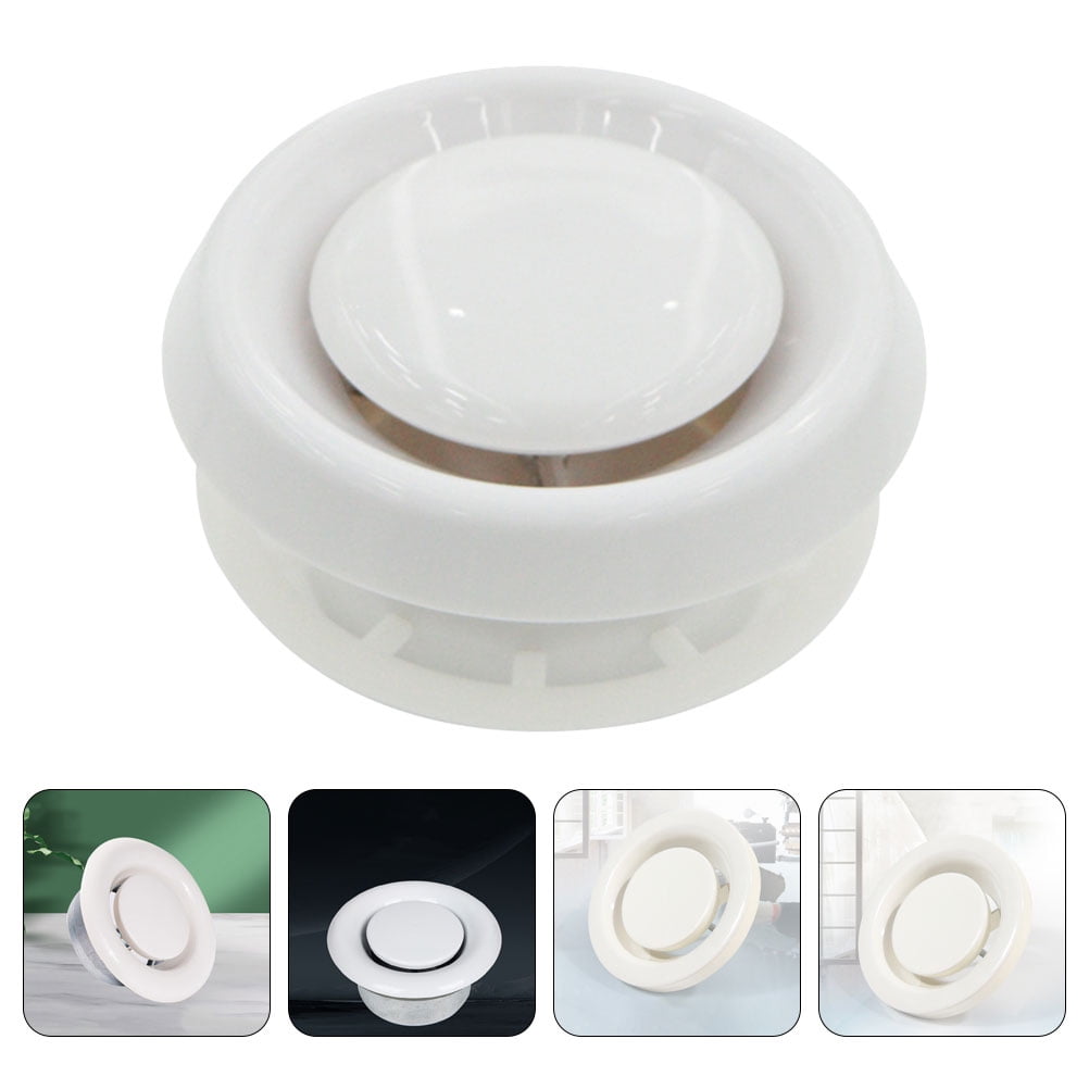 HOMEMAXS Round Vent Cover Air Duct Vent Grille 4 Inch Exhaust Fan Ac ...