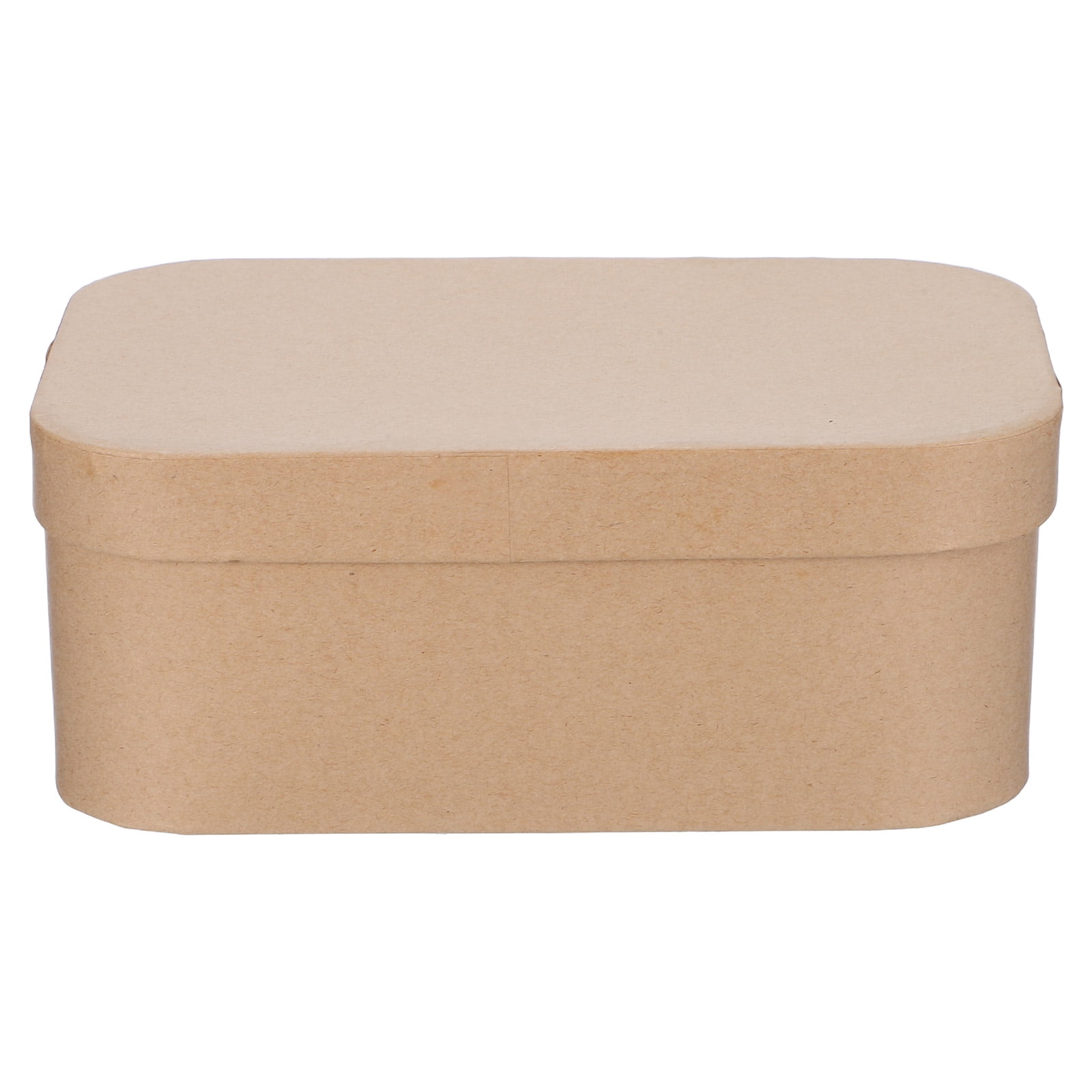 HOMEMAXS Rounded Corner Paper Box Versatile Decorative Box Cardboard ...