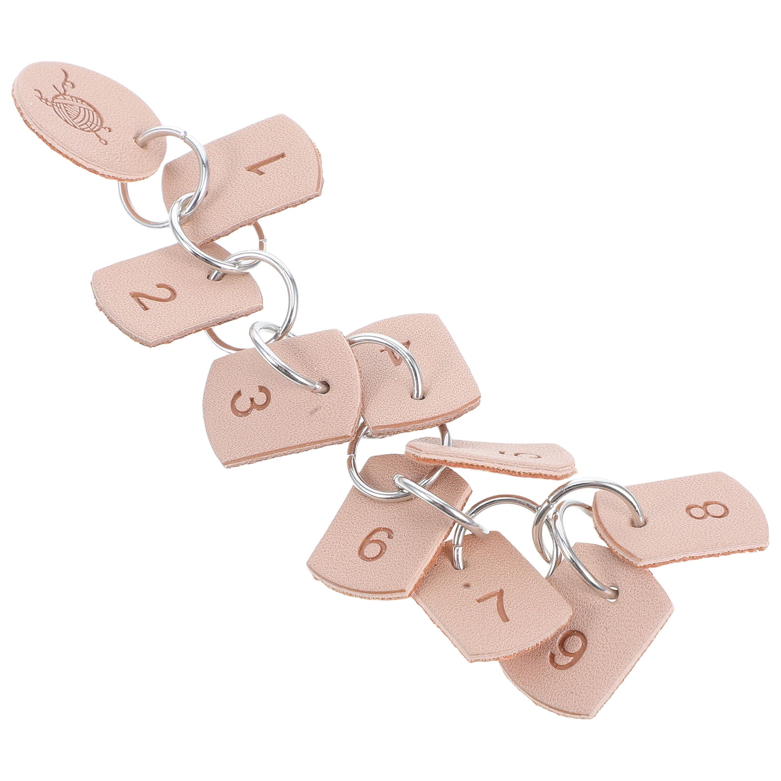 HOMEMAXS Row Counter PU Leather Row Counter Numbered Stitch Marker ...