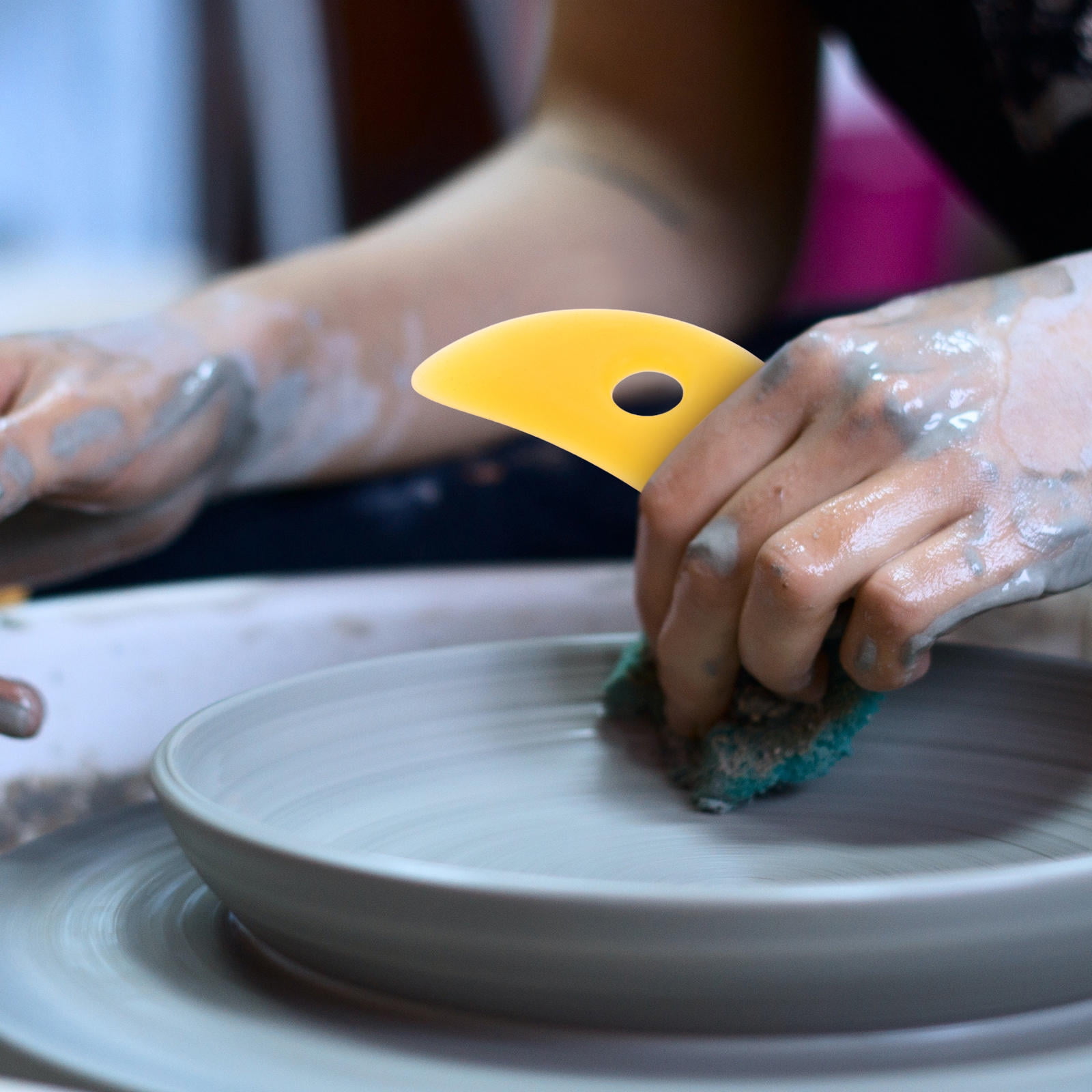 HOMEMAXS Rubber Pottery Rib Pottery Sculpting Scraper Trimming Tool ...