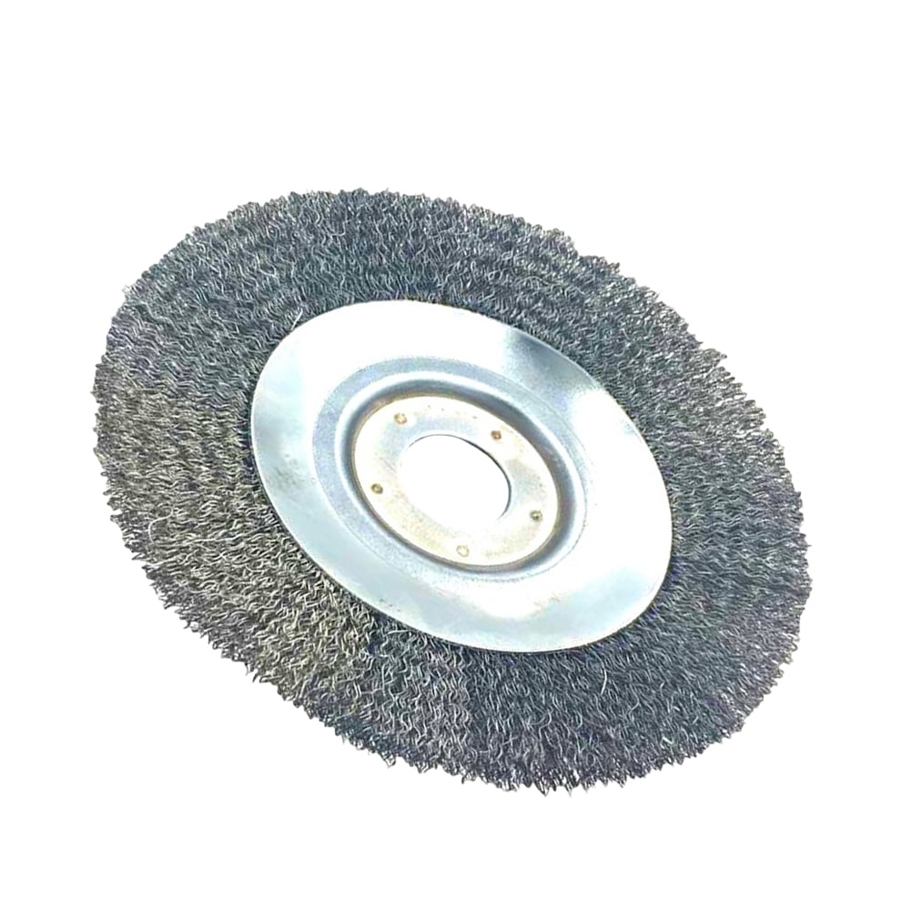 HOMEMAXS Rust Removal Weeding Plate Drill Brush Steel Lawn Edger Silver - Walmart.com