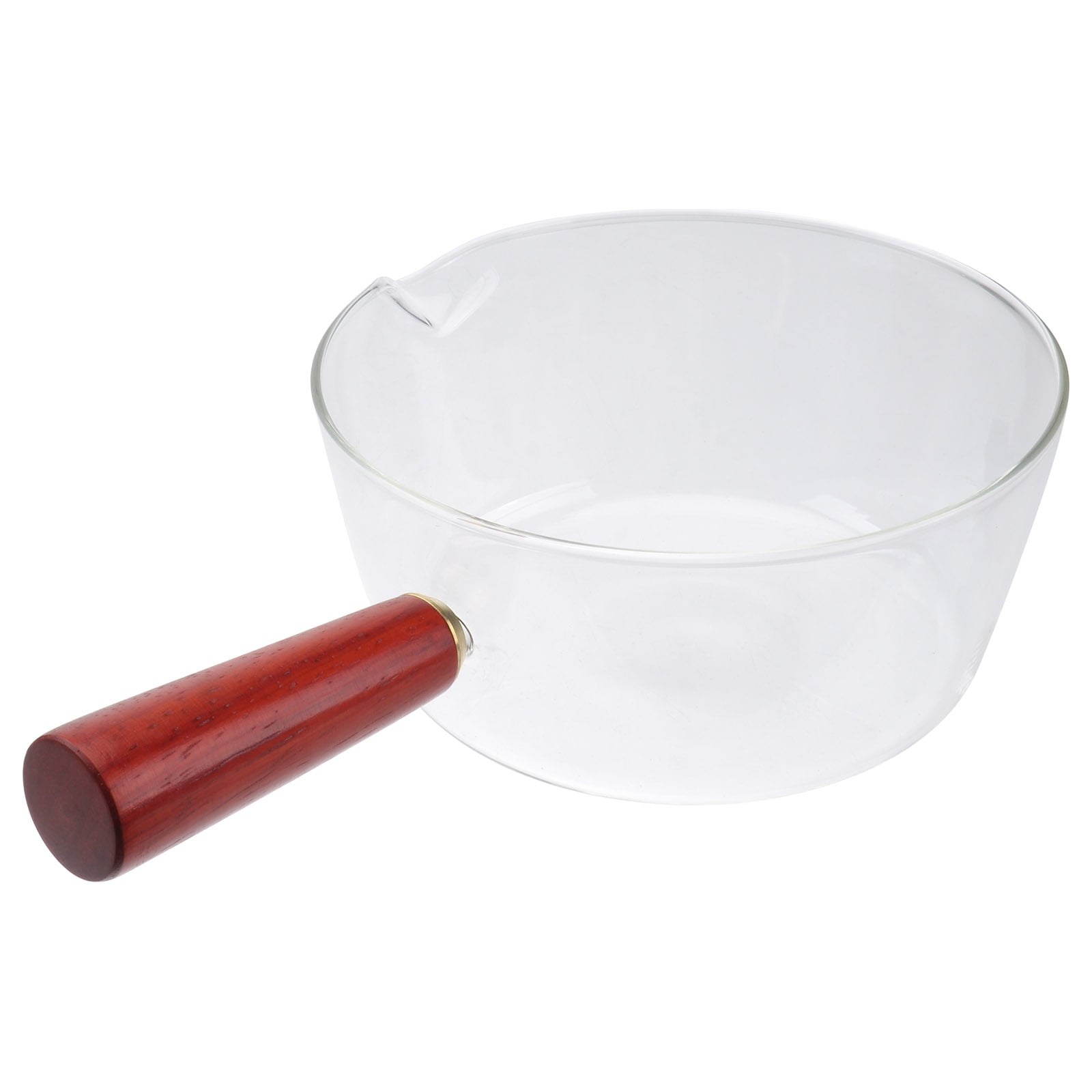 HOMEMAXS Salad Bowl Food Serving Clear Gooseneck Heater Containers with ...