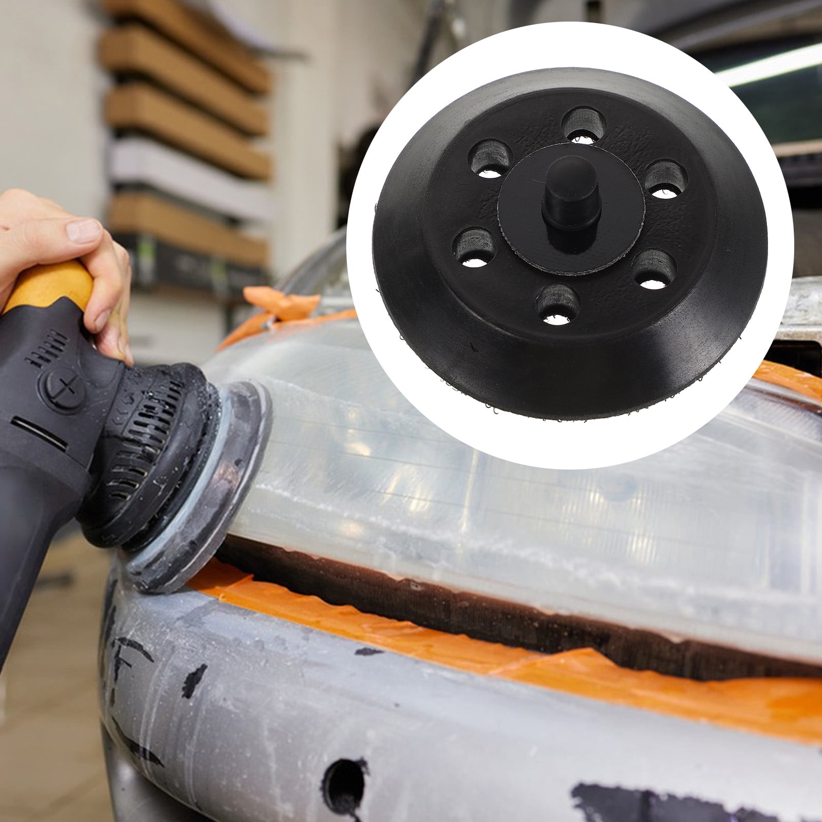 HOMEMAXS Sanding Backing Plate Pad Grinding Disc Car Polisher Backing ...