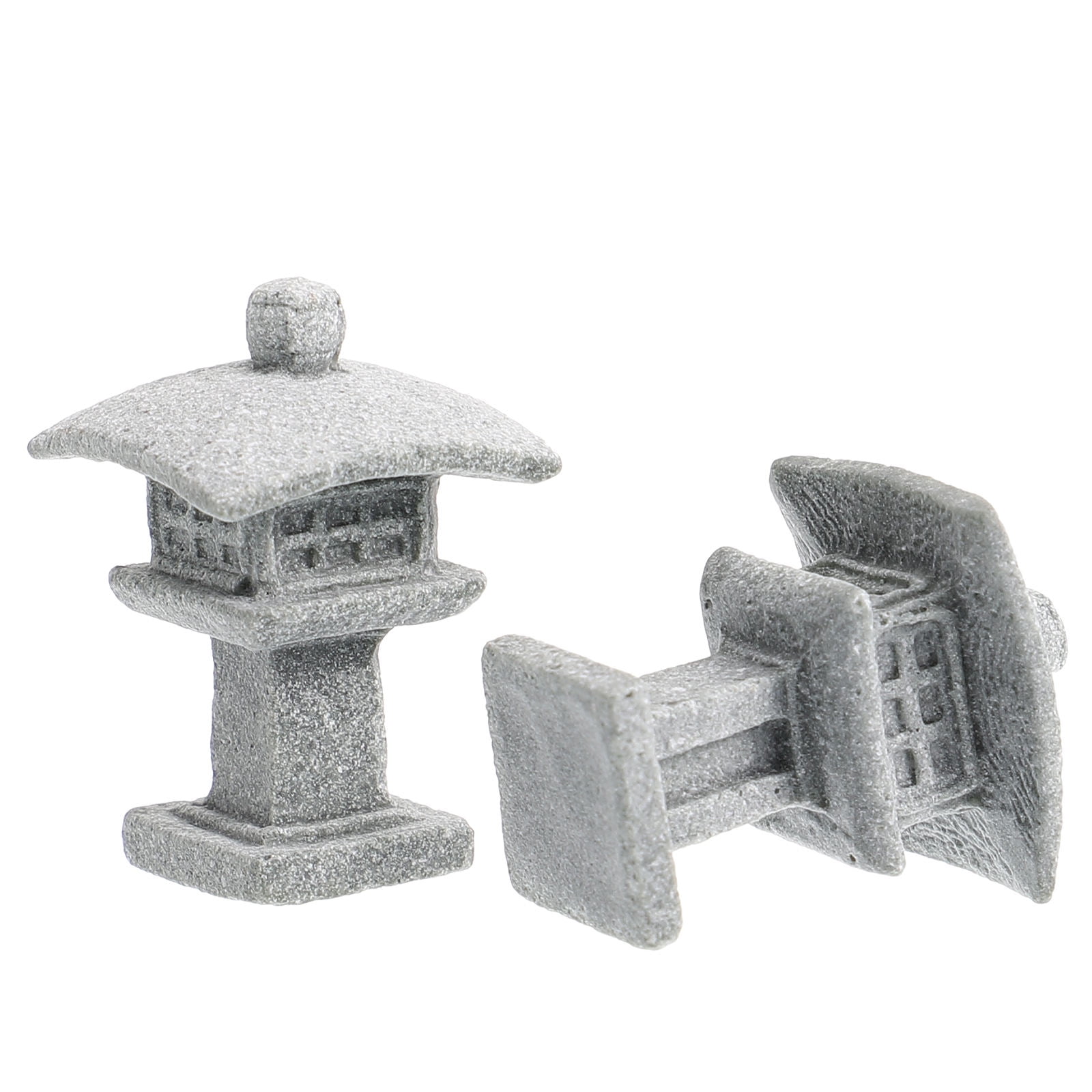 HOMEMAXS Sandstone Miniature Pagoda Statue for Decor Grey Color Indoor ...