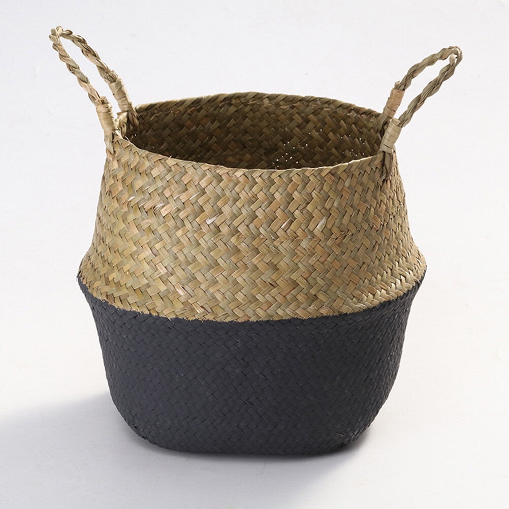 HOMEMAXS Seagrass Planter Seaweed Flower Basket Woven Woman - Walmart.com