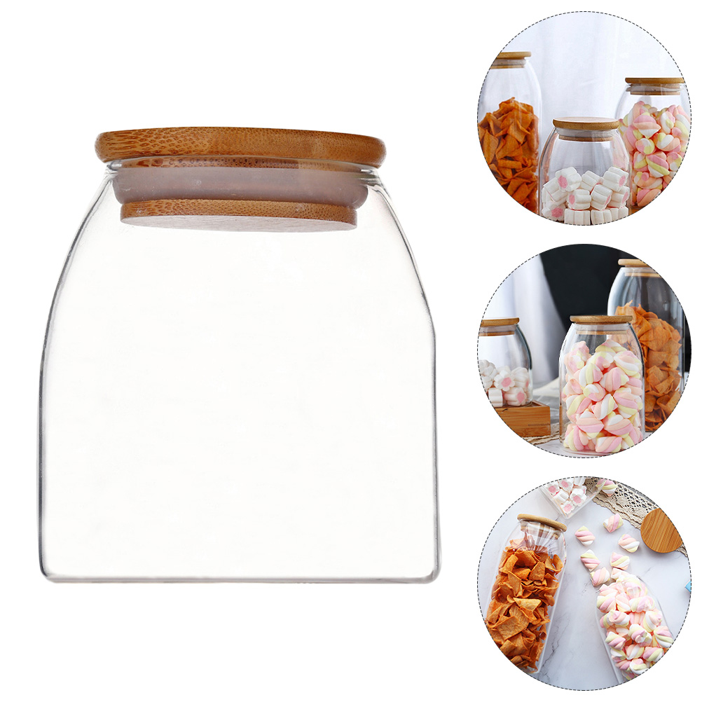 Sealed Jar Storage Containers Food with Lids Kitchen Canisters ...