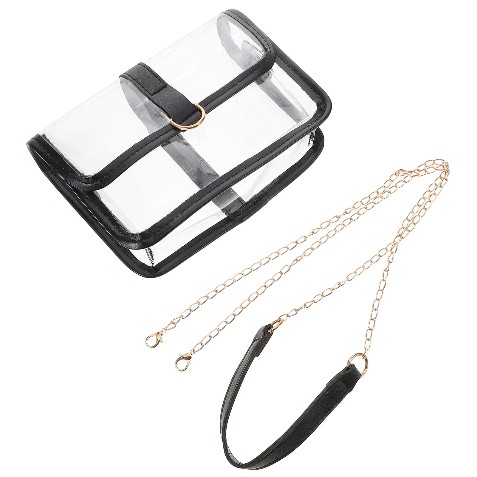 Fashionable Clear Shoulder Bag for Women Transparent Purse Crossbody ...