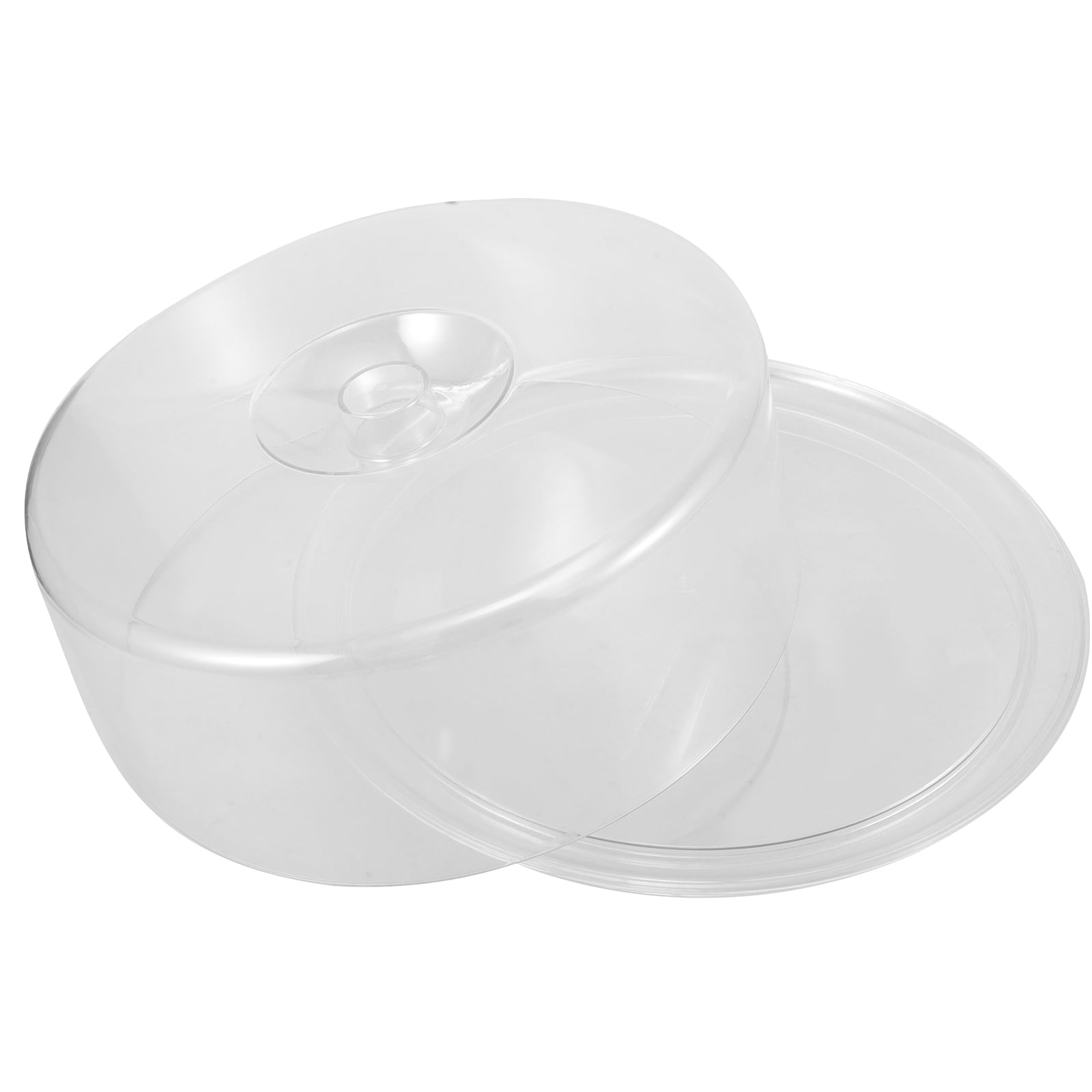 Transparent Plastic Food Cover with Clear Lid for Home Use Reusable ...