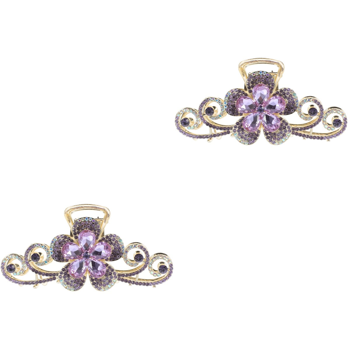 HOMEMAXS Set of 2 Jaw Clips for Thick Hair Large Gripper Miss 0.00X0 ...