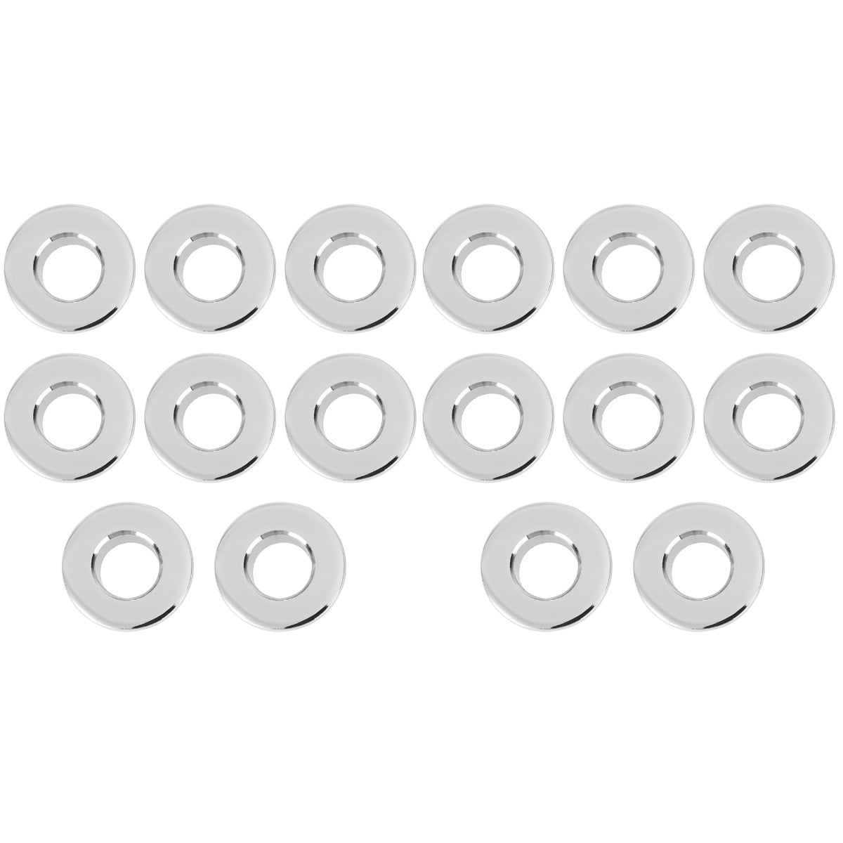 HOMEMAXS Set of 2 Sink Basin Trim Overflow Ring Efficient Water ...