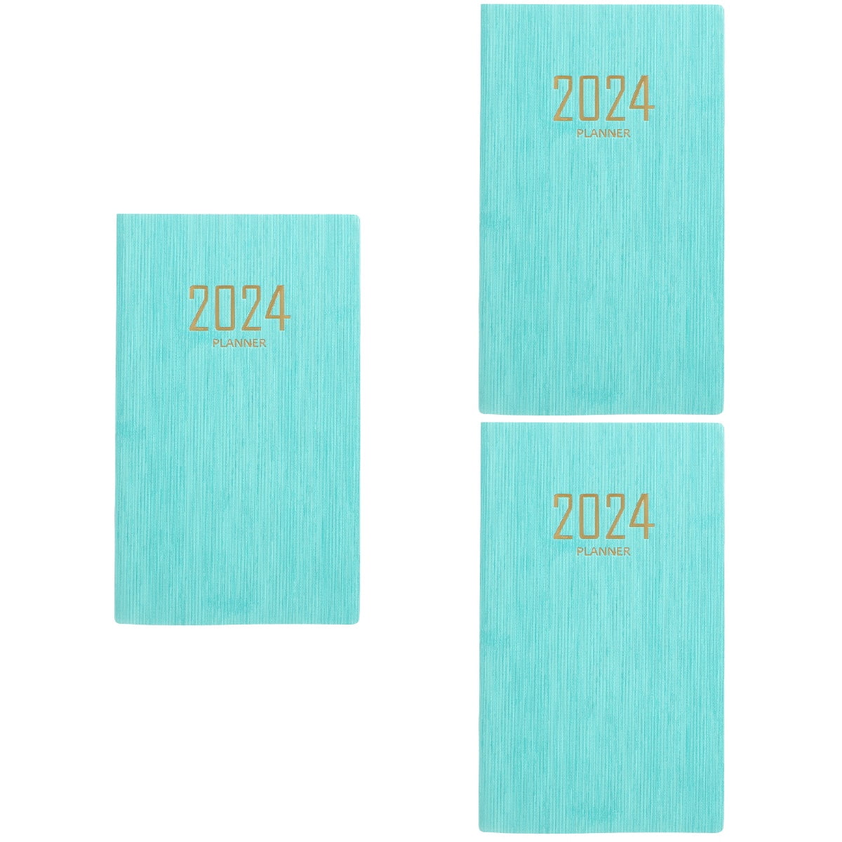 Set of 3 Note 2024 English Schedule Daily Planning Notebook Travel ...