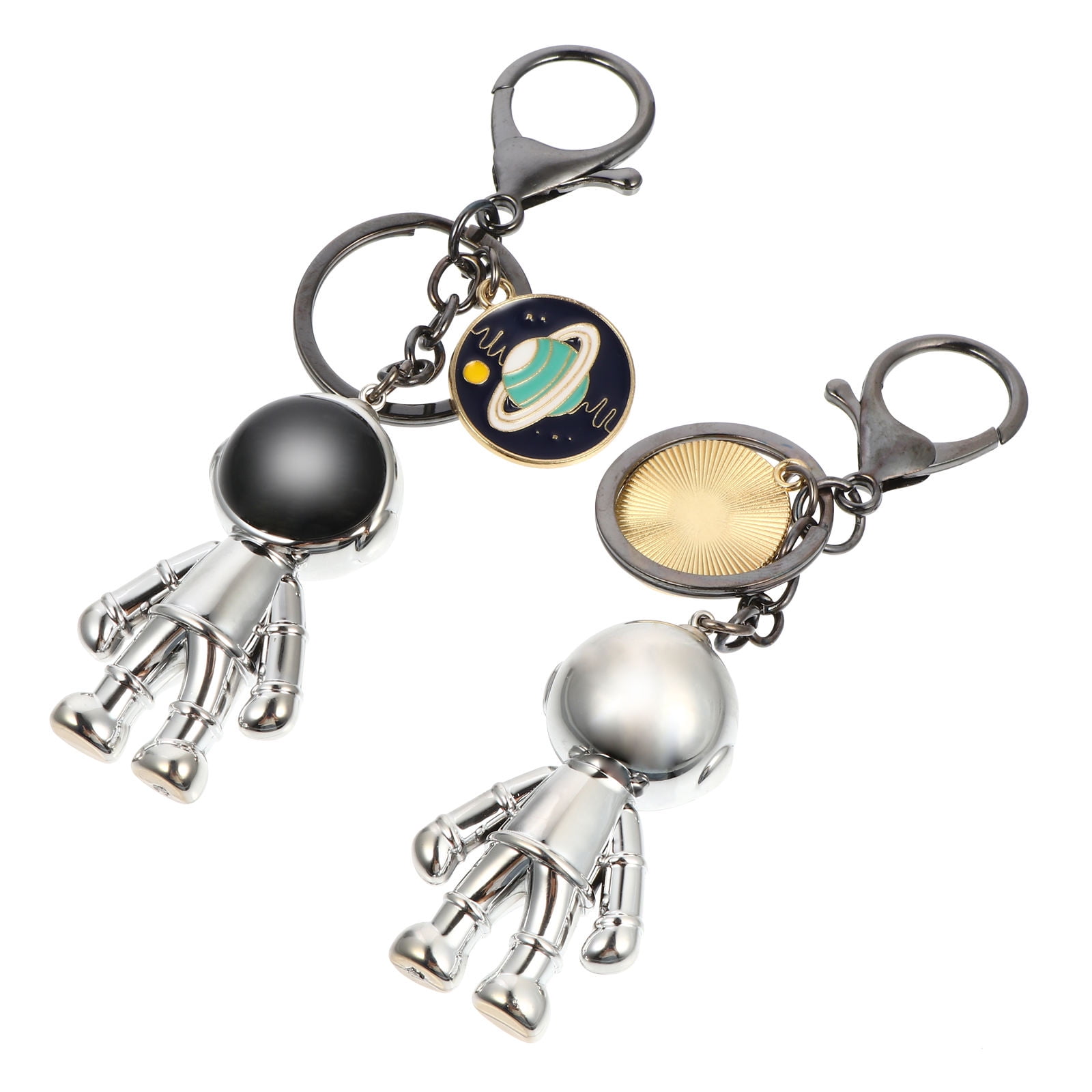 HOMEMAXS Set of 3 Space Robot Keychain Astronaut Accessories Fob Man ...