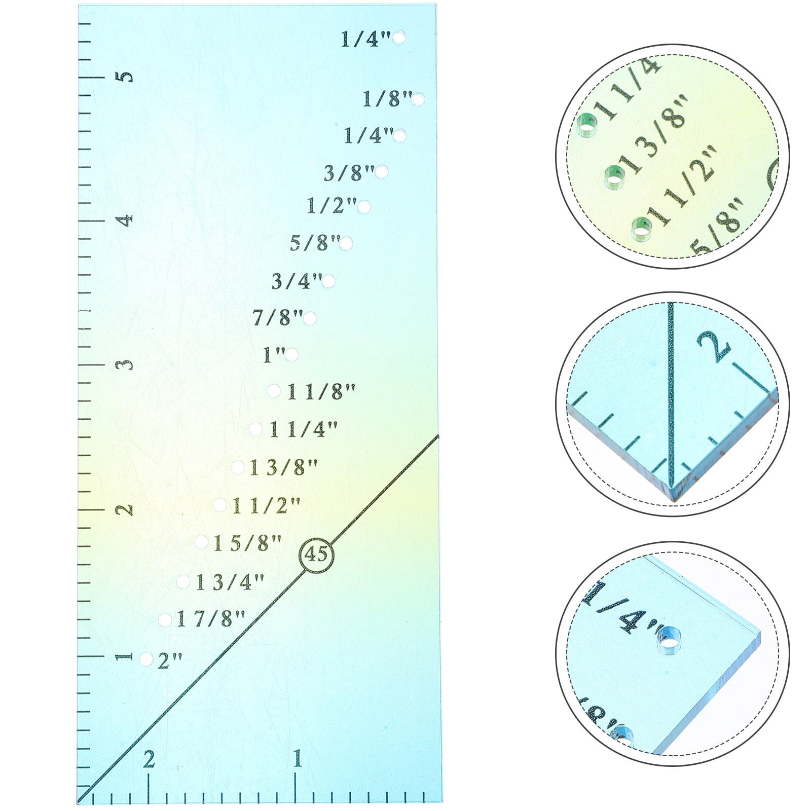 HOMEMAXS Sew Sewing Gauge Perforated Resistance Ruler Affordable ...