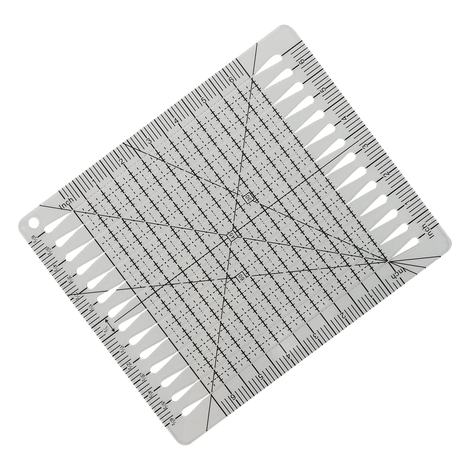 HOMEMAXS Sewing Ruler Clear Quilting Ruler for Sewing and Patchwork ...