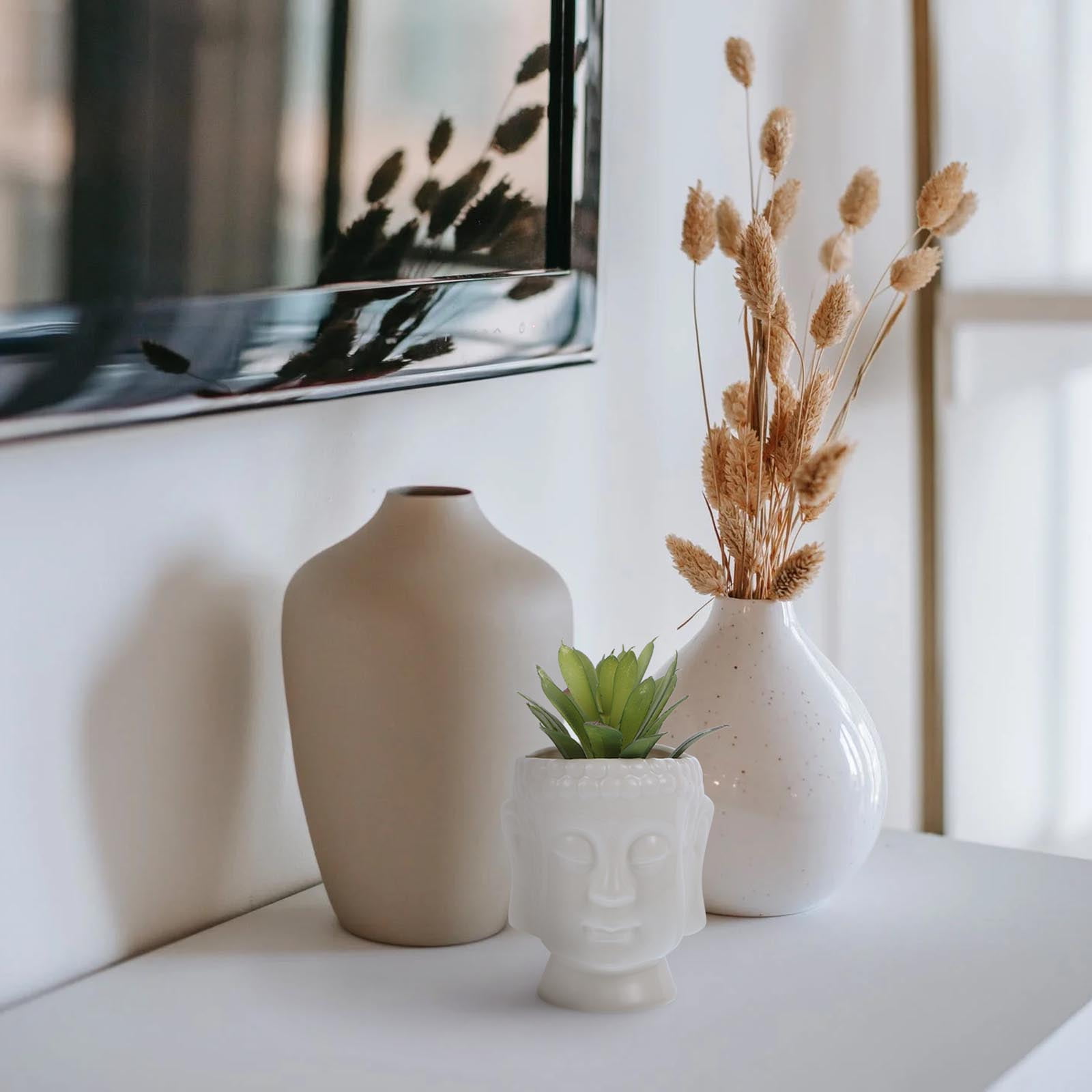 HOMEMAXS Shape Planter Nursery Pots Ceramic Humanoid Flower - Walmart.com