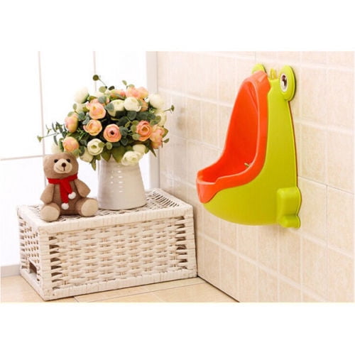 HOMEMAXS Shaped Boys Potty Training Urinal with Whirling (Green ...