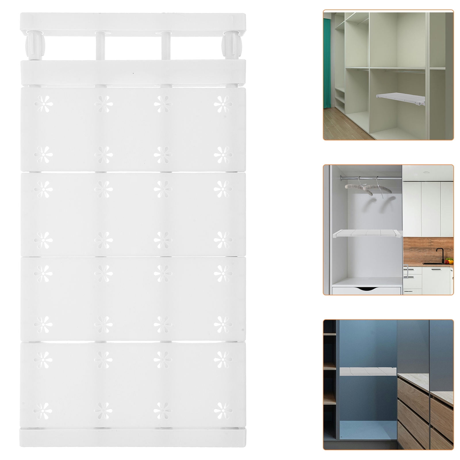 HOMEMAXS Shelf Divider Expandable Shelf Small Locker Organizer ...