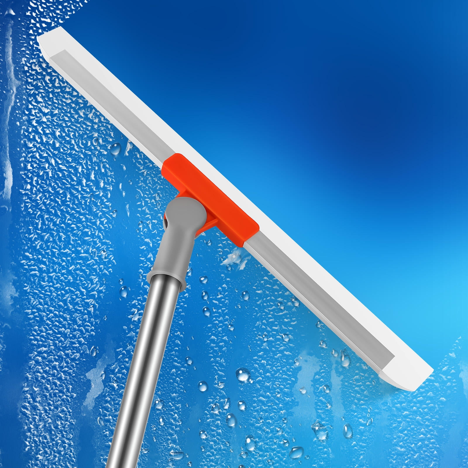 HOMEMAXS Shower Squeegee Long Handle Telescopic Squeegee Window Cleaner ...