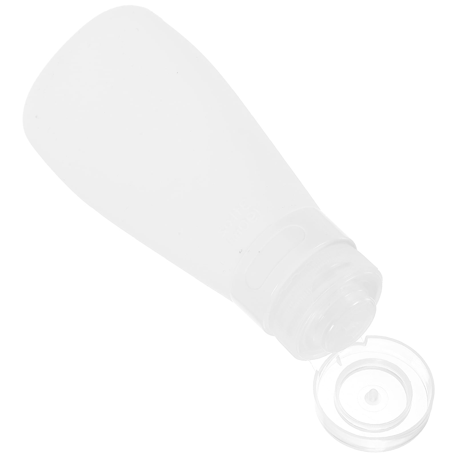 HOMEMAXS Silica Gel Bottle Refillable Shampoo Container Travel 5.6X3 ...