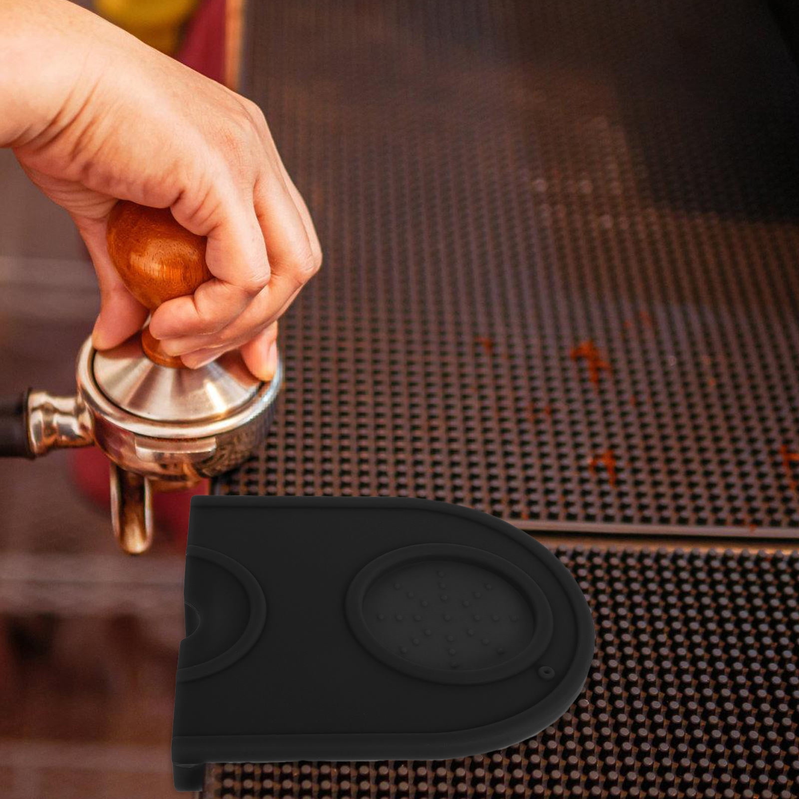 HOMEMAXS Silicone Coffee Tamping Mat For Espresso Machine Heat ...