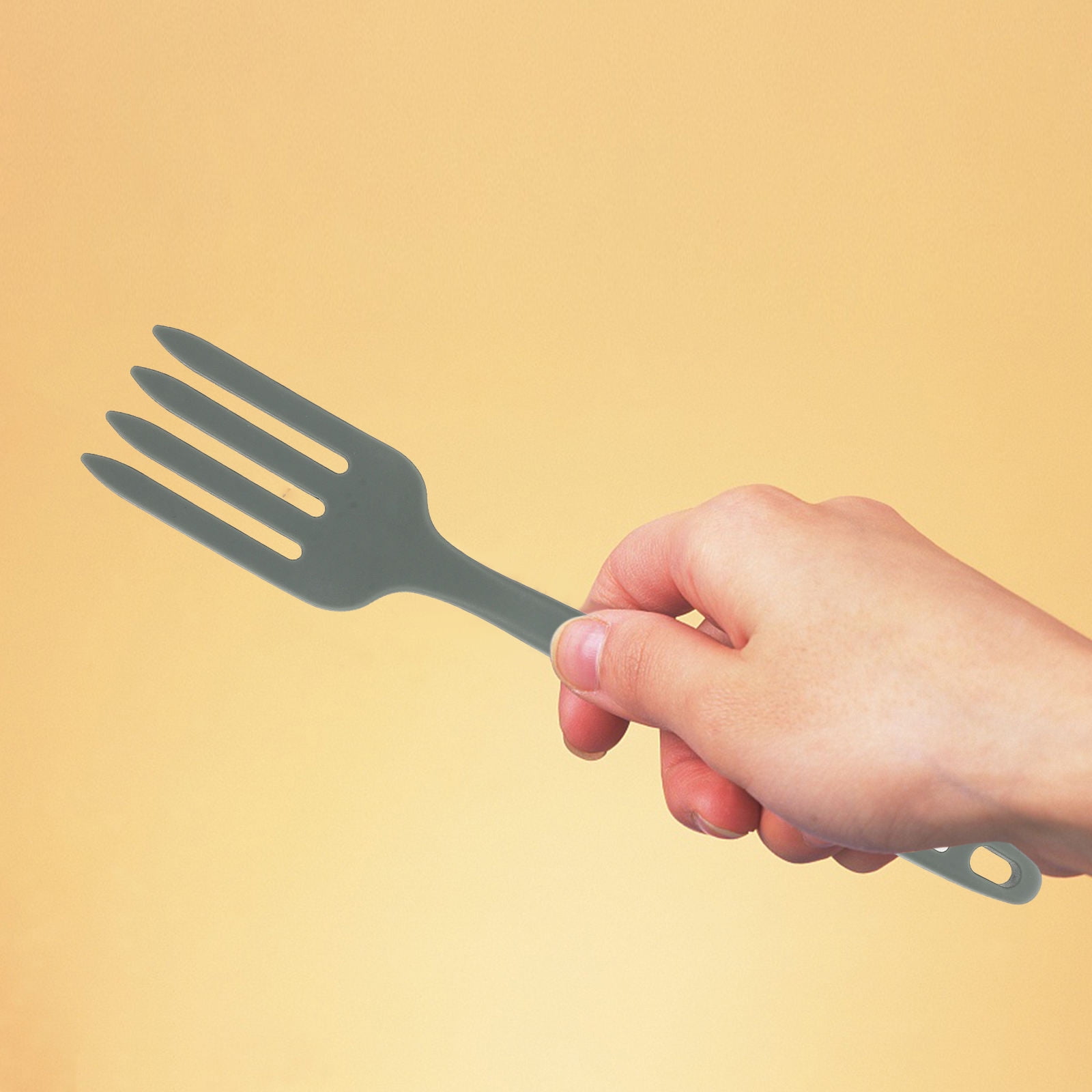 Silicone Cooking Fork for Eating Fruit with NonStick Material Light ...