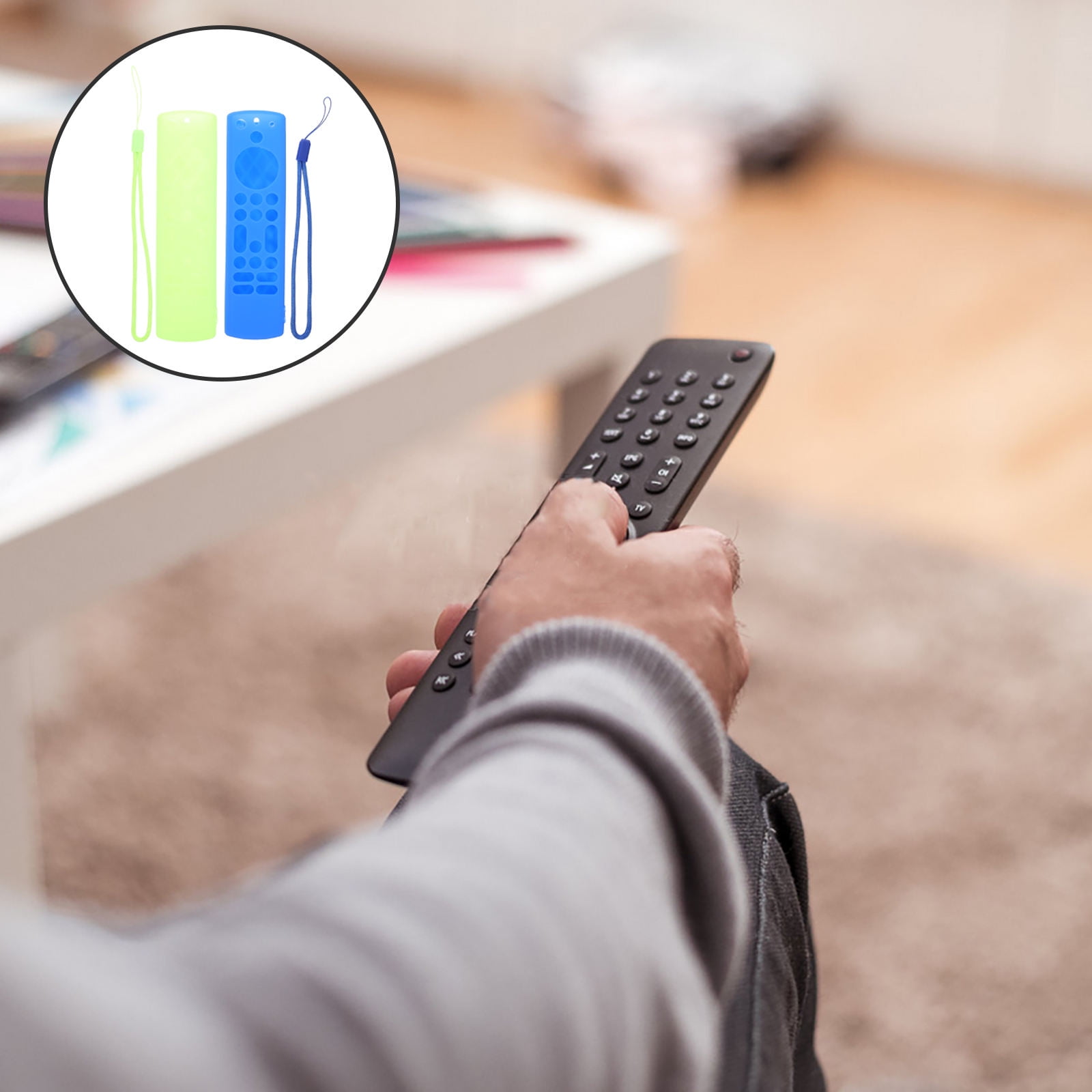 HOMEMAXS Silicone Remote Control Cover with Lanyard for Protection in ...