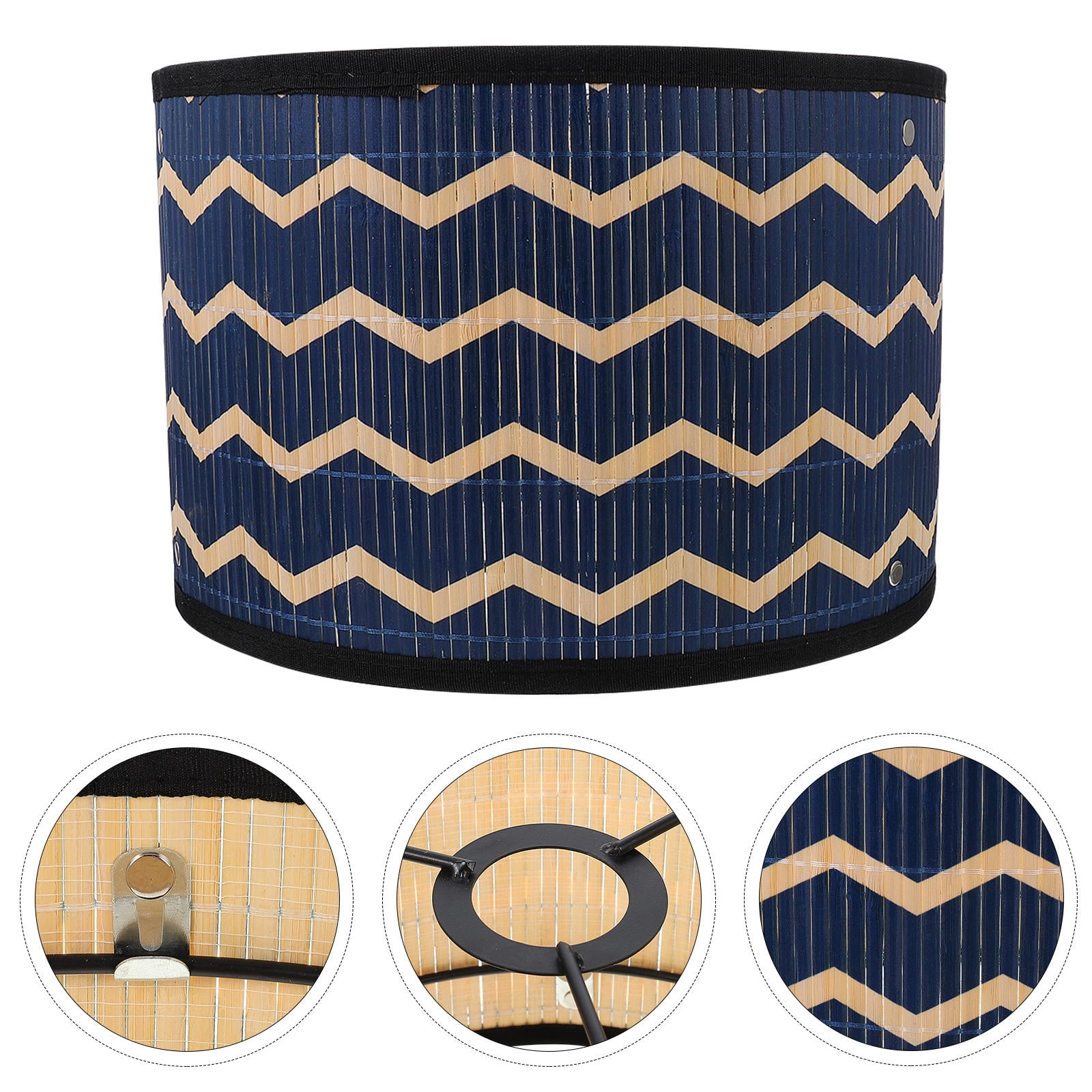 Minkissy Creative Lampshade Synthetic Material Blue 1Set 11.8X11.8X7 ...