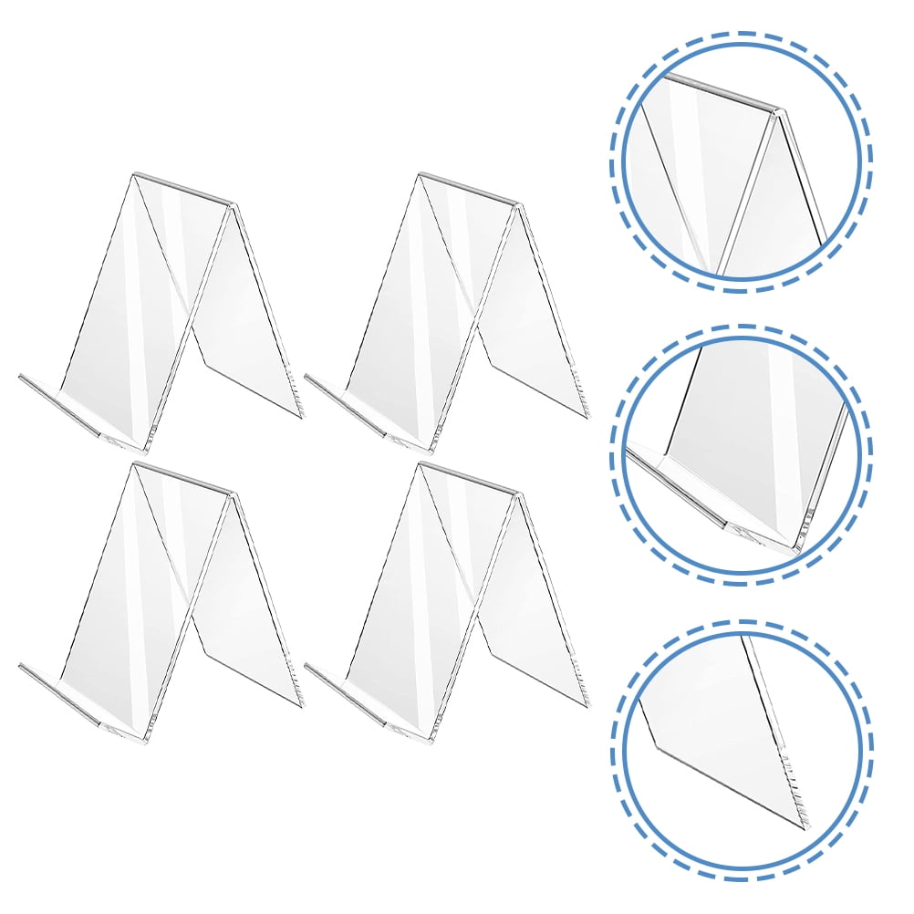 HOMEMAXS Simple Shaped Acrylic Display Stand for Desktop Use ...