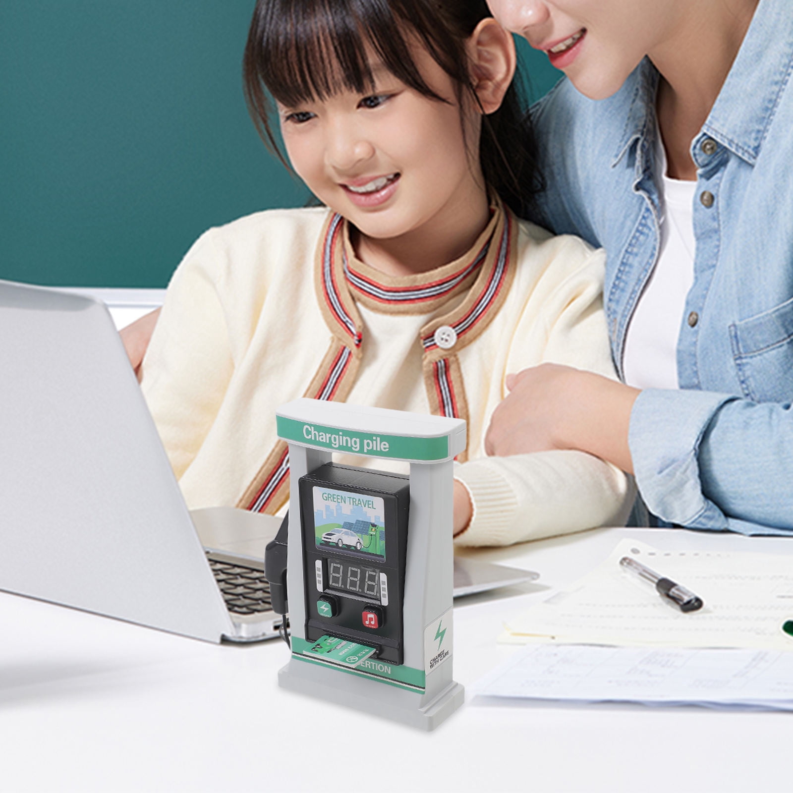 HOMEMAXS Simulation Charging Pile Model Multi-function Swiping Card ...