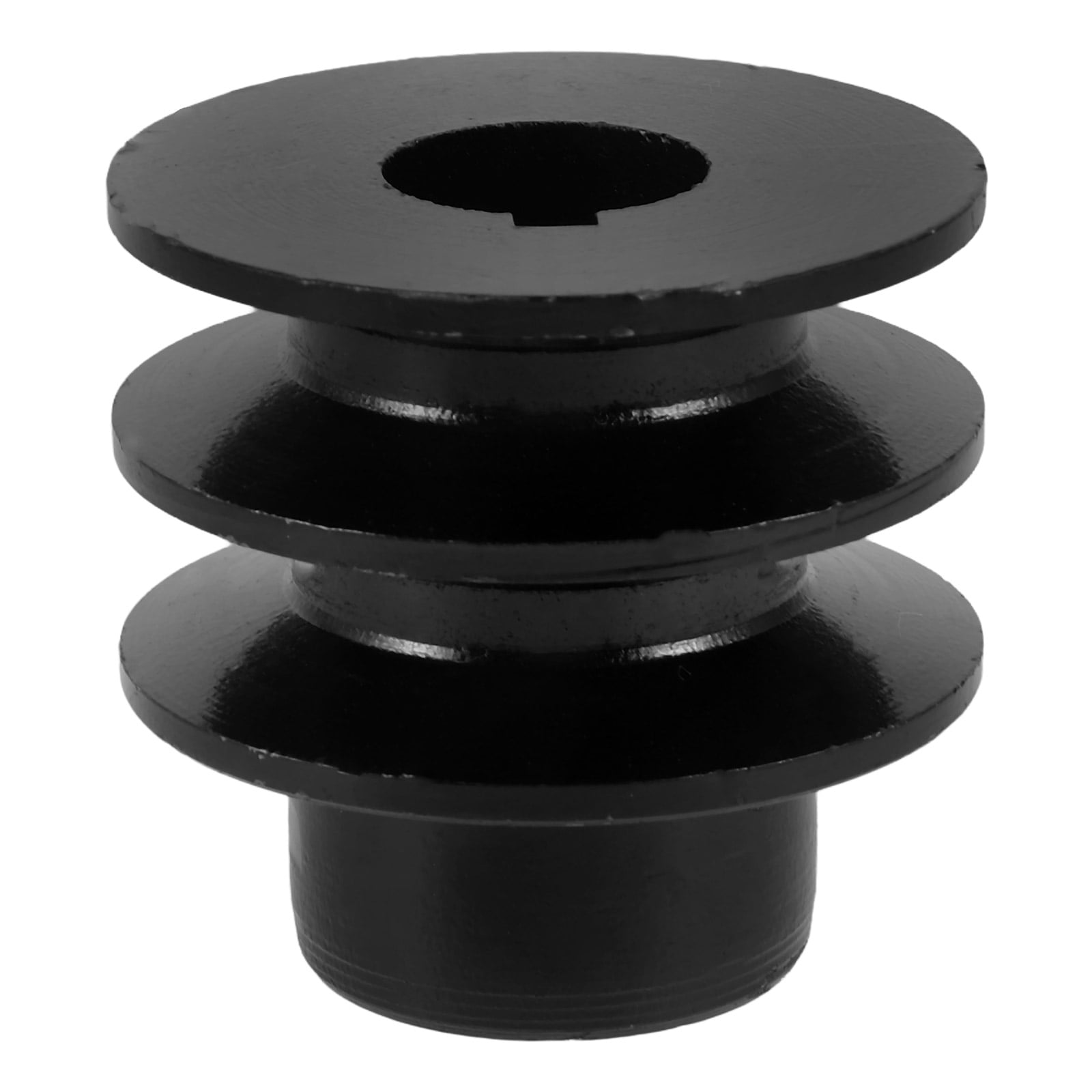HOMEMAXS Single Belt Pulley Rope Replacement Wheel Small Travel Black ...
