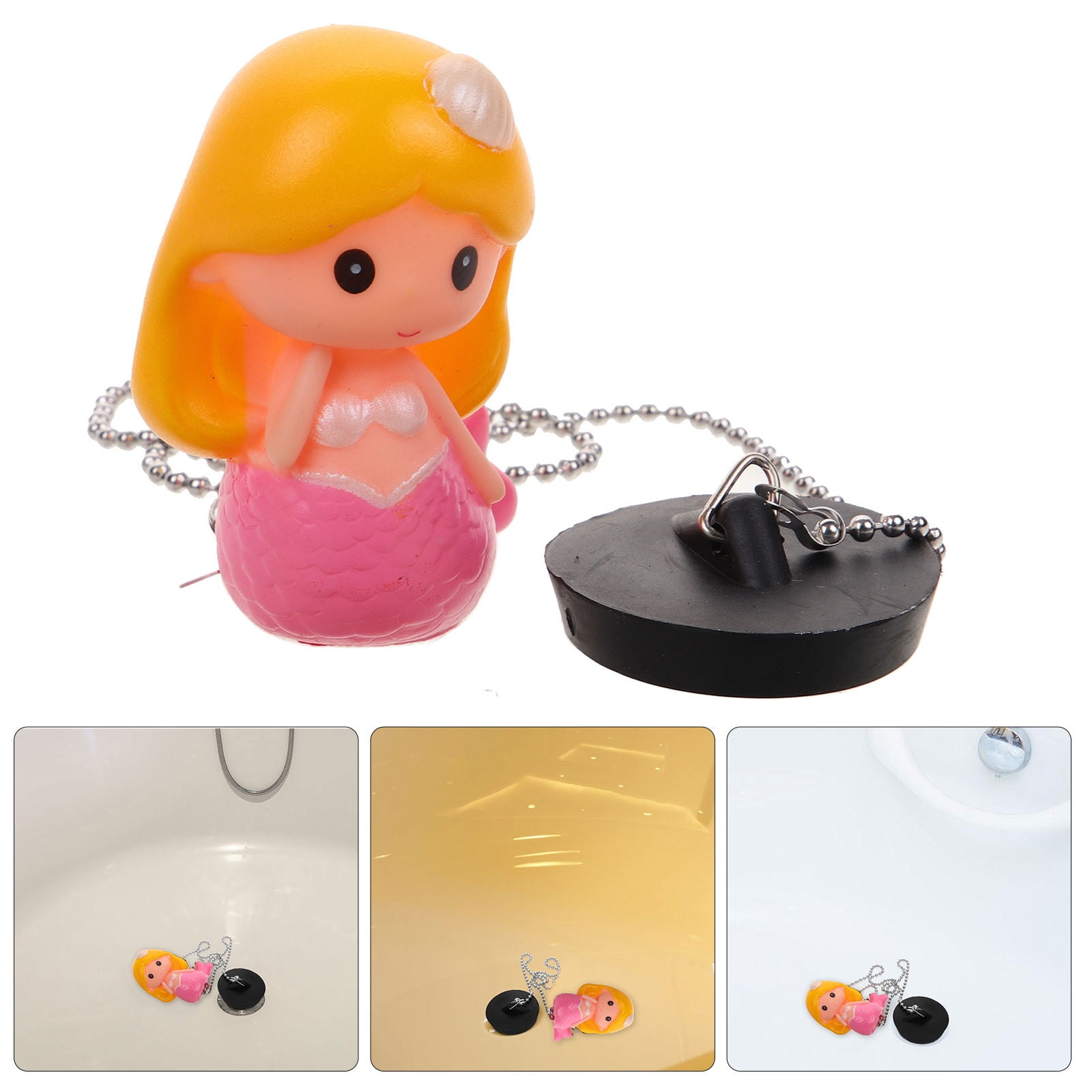 HOMEMAXS Sink Drain Stopper Rubber Bathtub Stopper Washbasin Plug ...